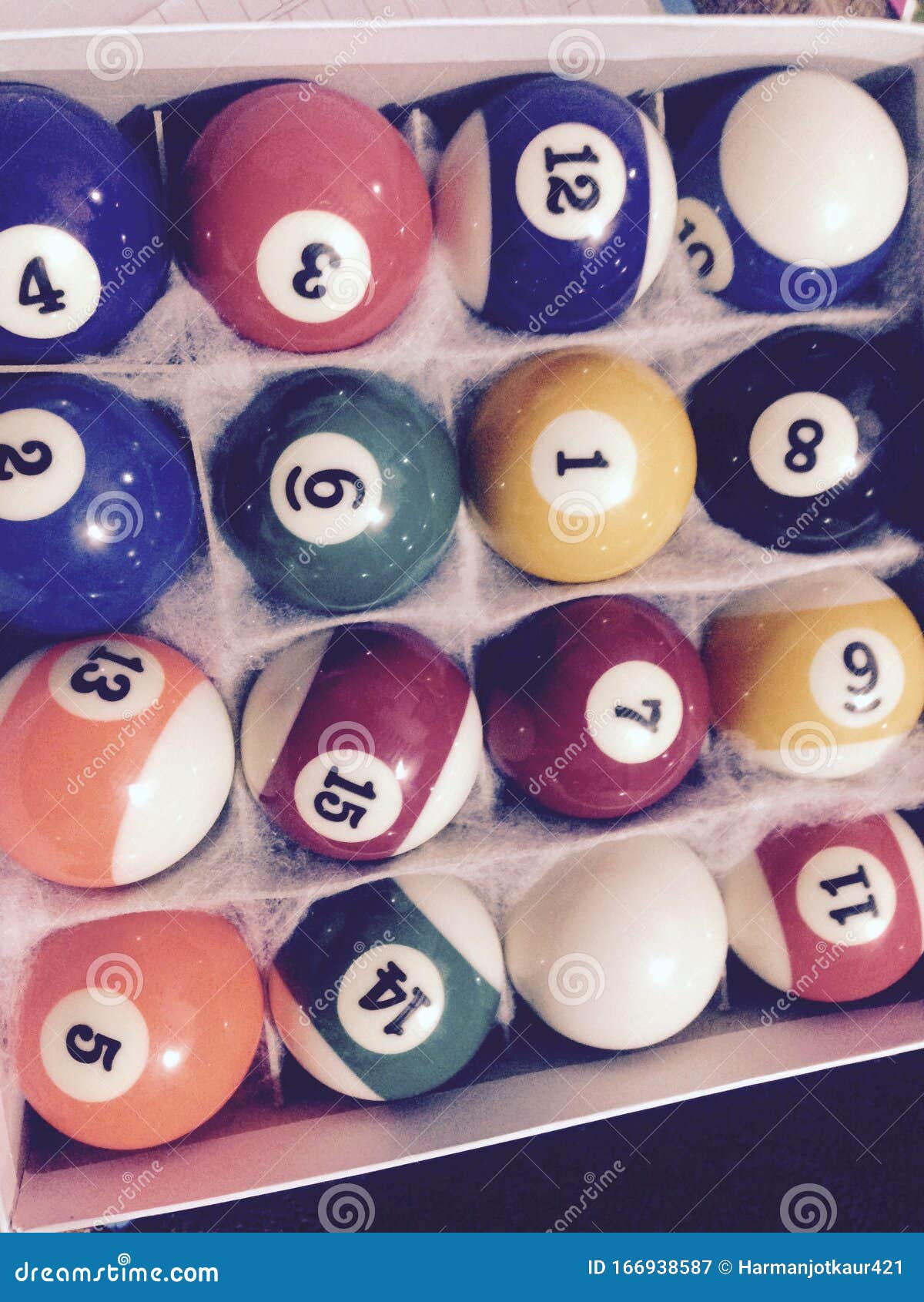 Table pool game balls stock image. Image of coloured - 166938587