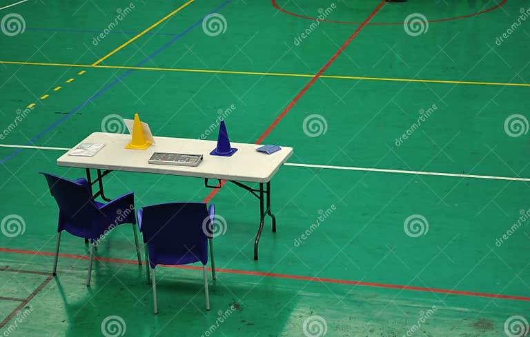 Table of referee stock image. Image of game, pavilion - 25296035
