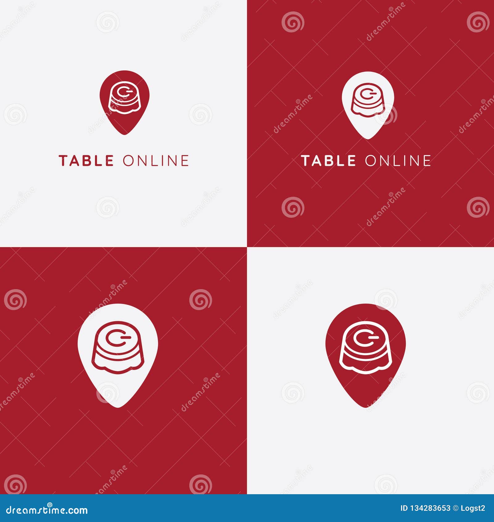 Table Reservation Vector Logo. Restaurant Logo Stock Vector ...
