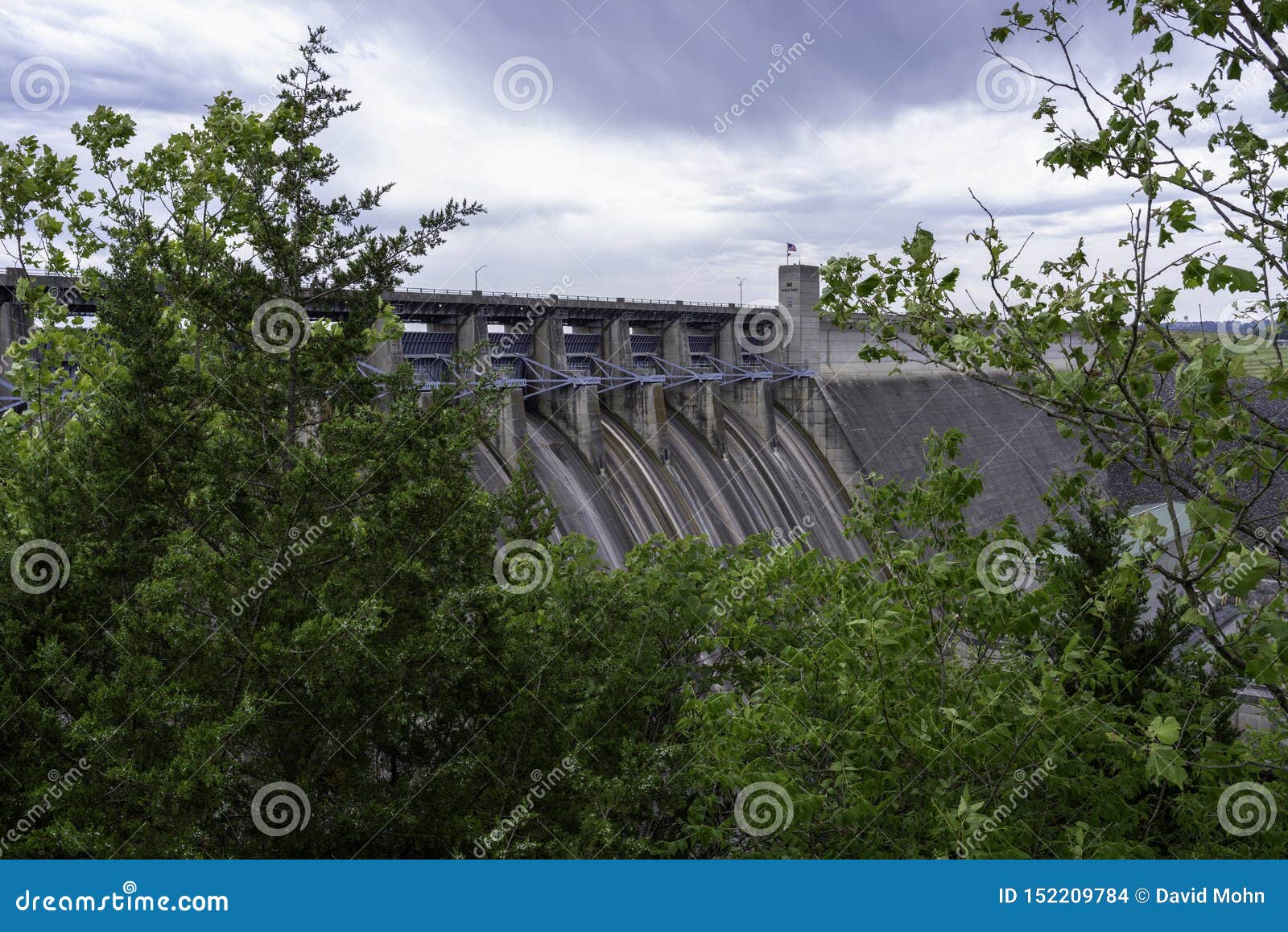 Massive and Impressive Table Rock Dam Stock Photo - Image of ...