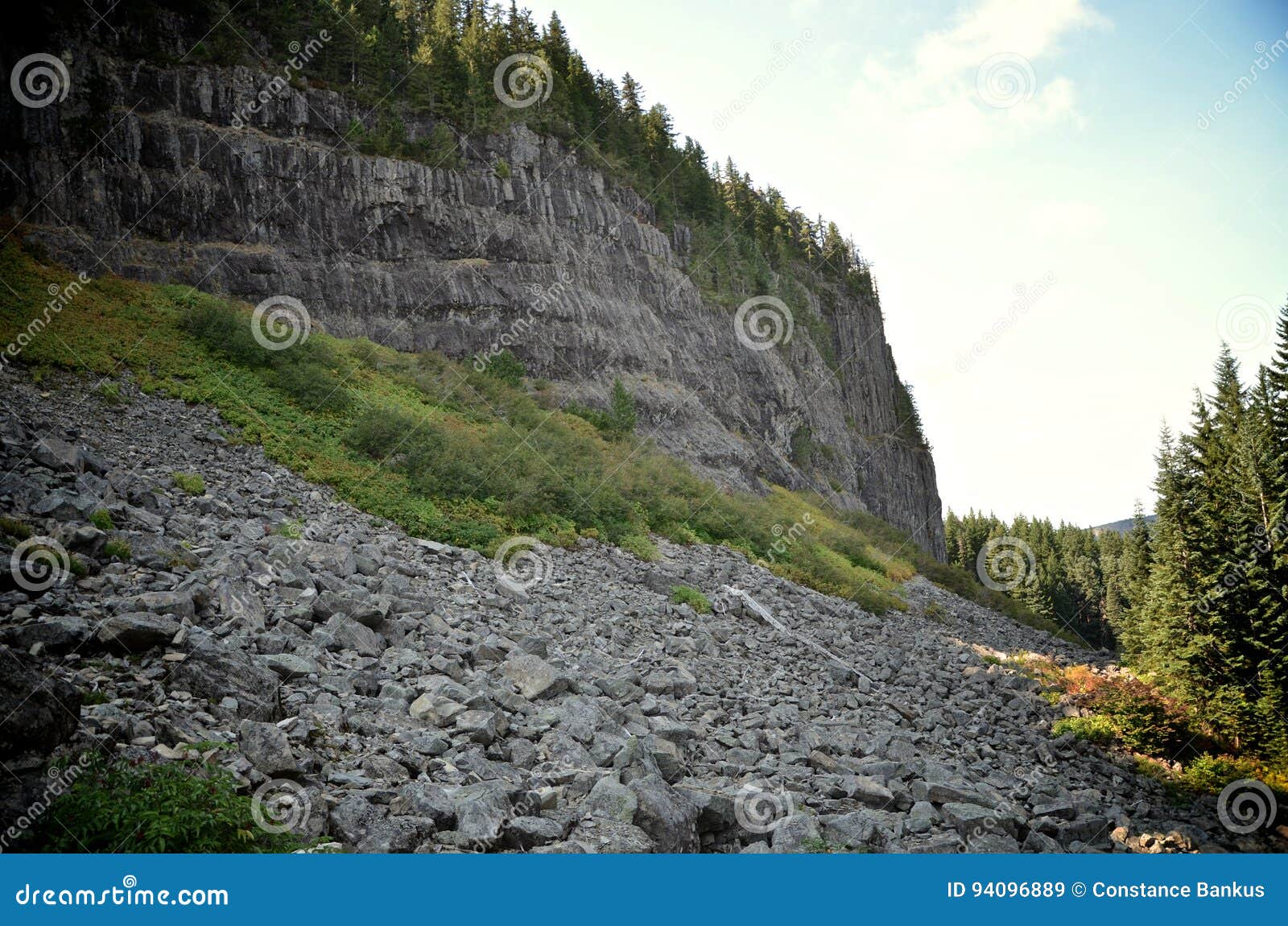 Table Rock Fallen Stones stock image. Image of nature - 94096889