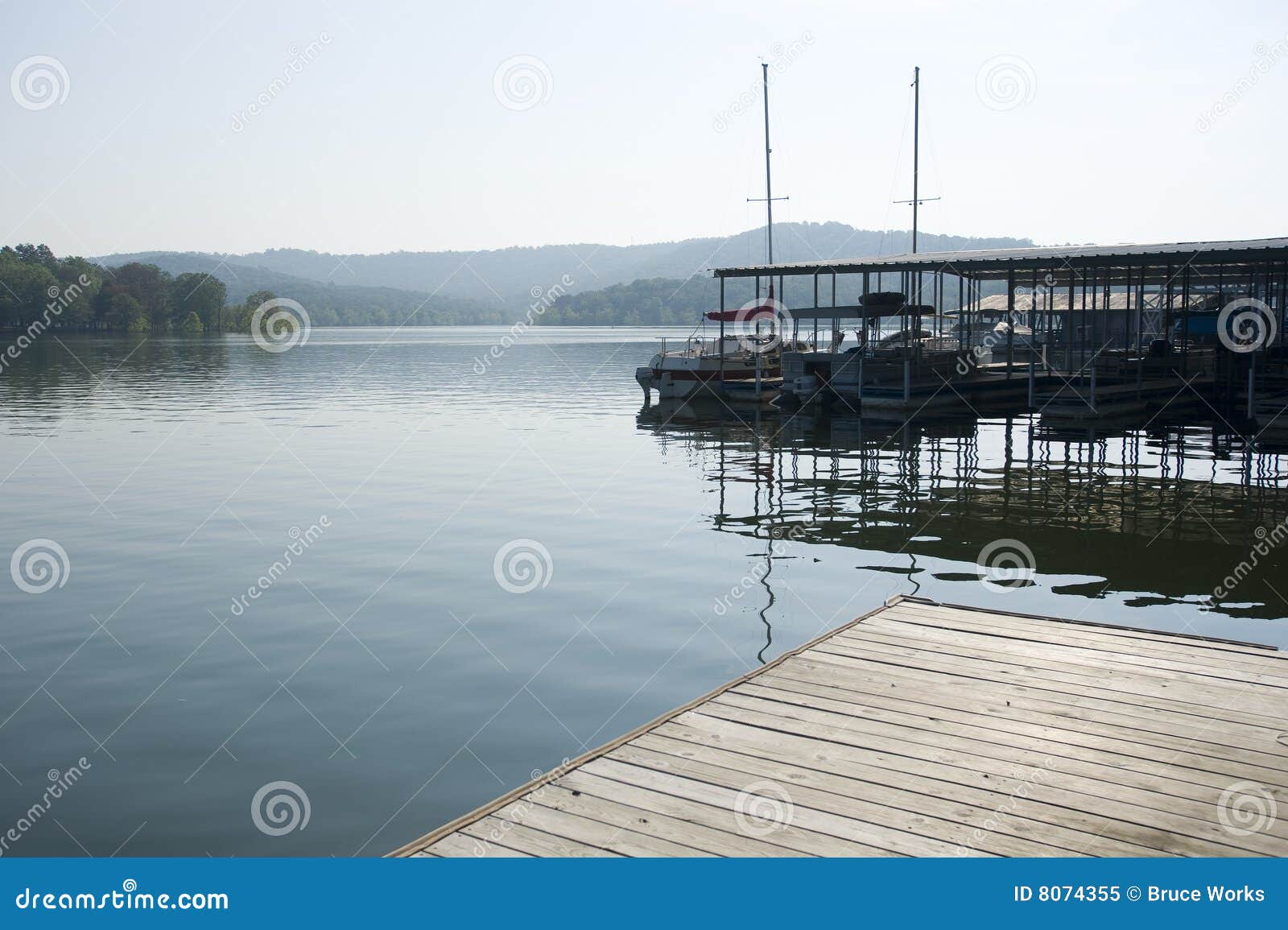 Table Rock Lake stock image. Image of dock, summer, calm - 8074355