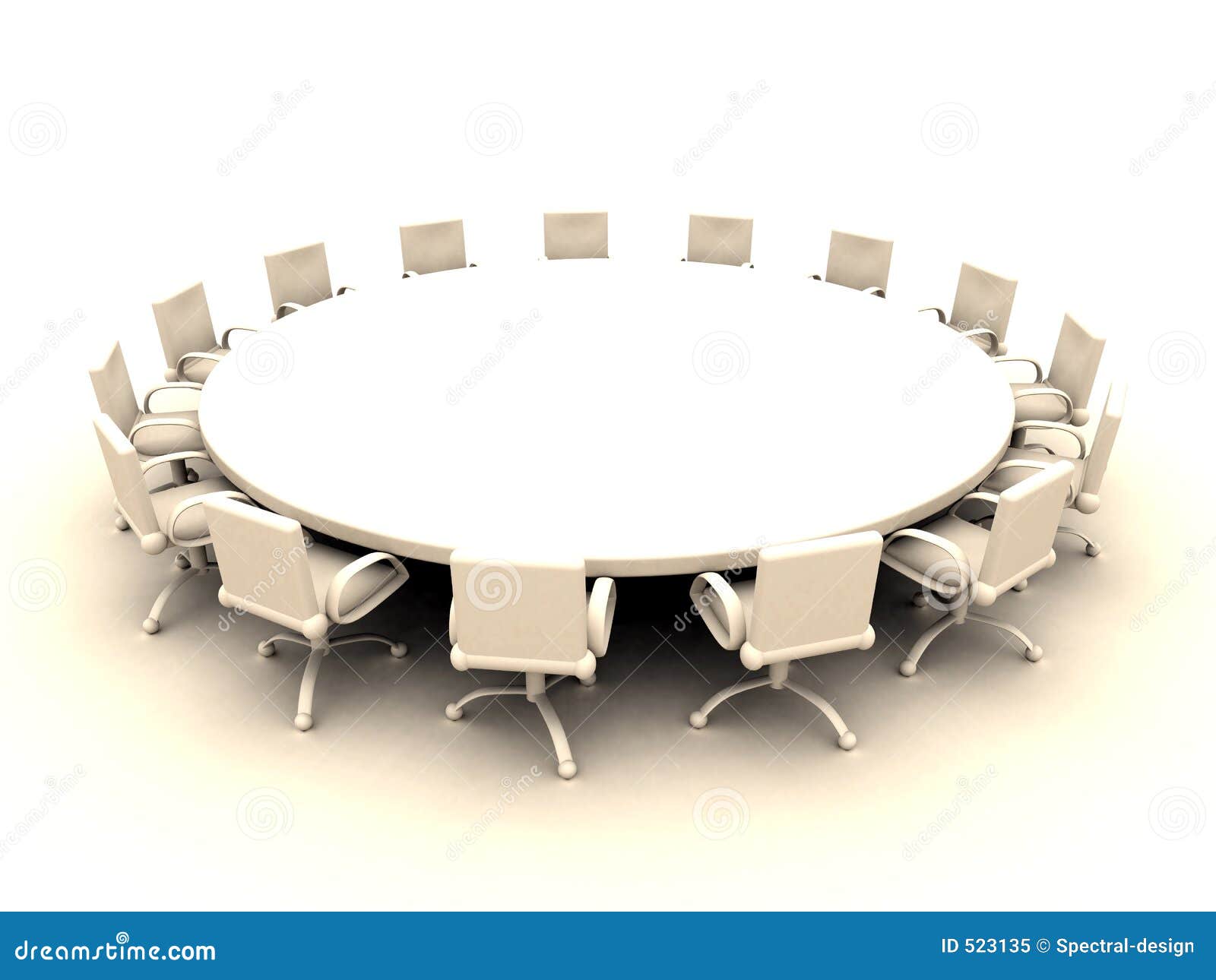 Table ronde 2 illustration stock. Illustration du siège - 523135