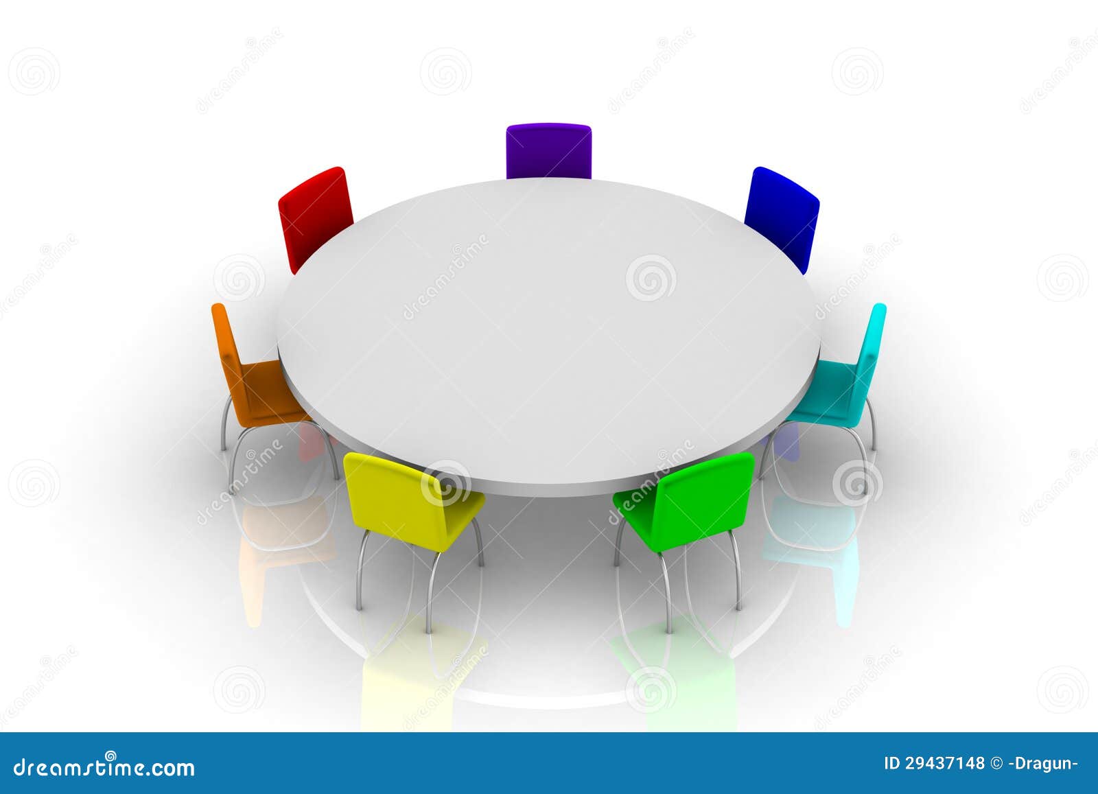 Table ronde illustration stock. Illustration du partenariats - 29437148