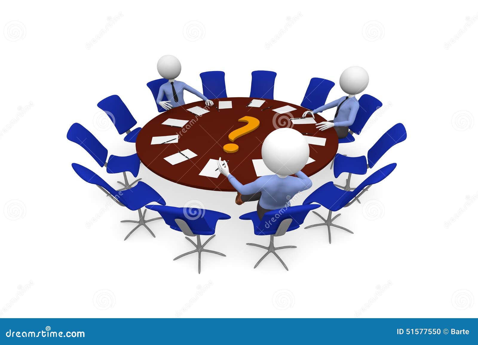 Table ronde illustration stock. Illustration du intérieur - 51577550