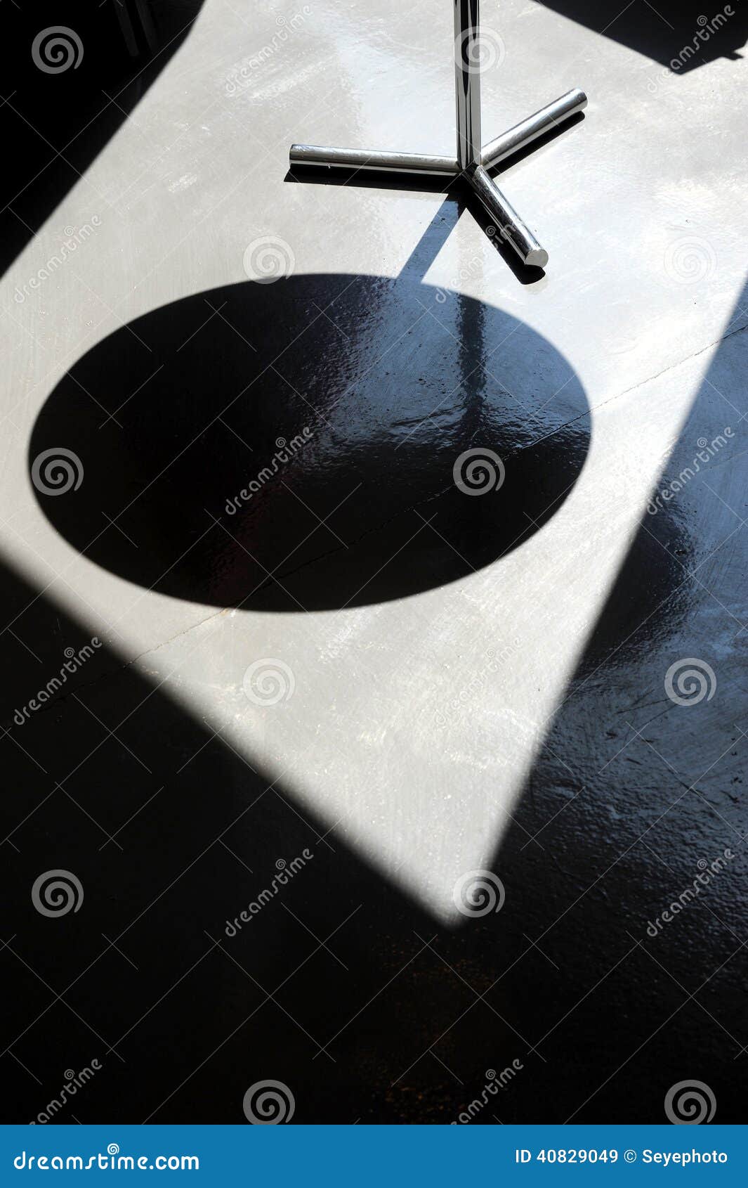 Tables shadow stock image. Image of metal, home, floor - 40829049