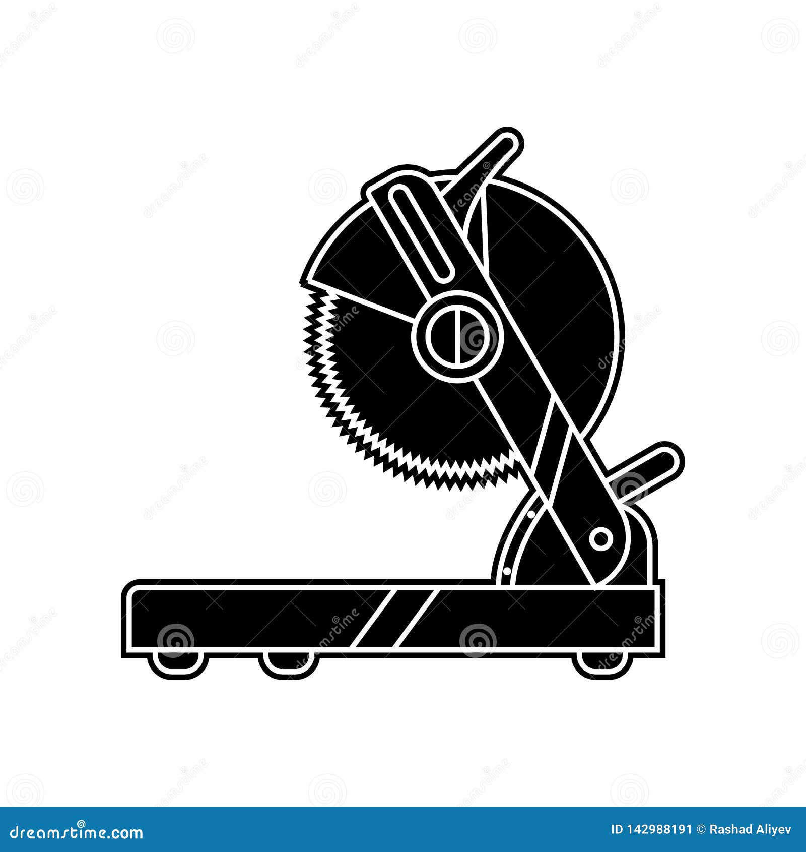 Table Saw Icon. Element of Home Repair Tool for Mobile Concept and Web ...