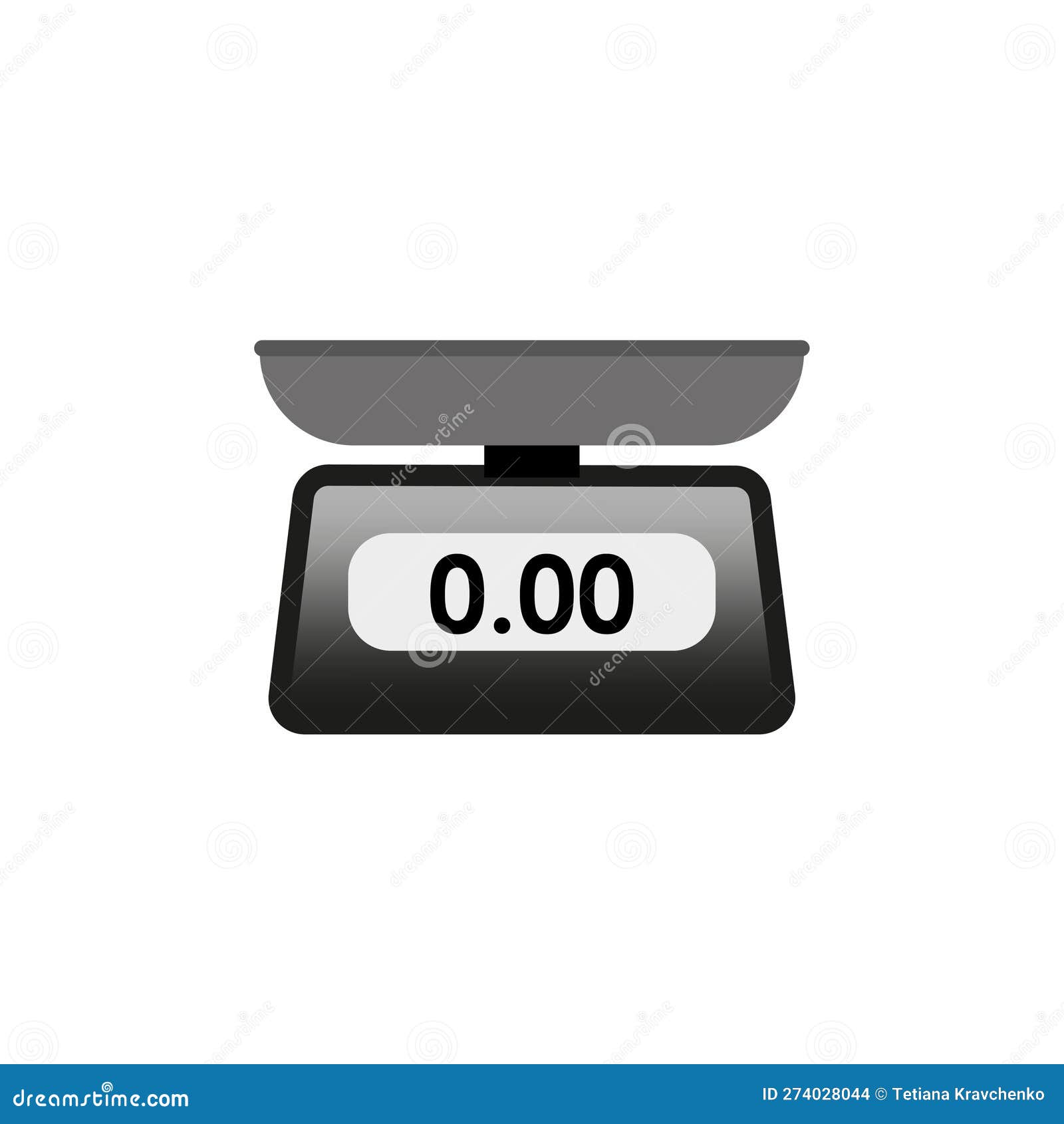 Table Scales Icon. Vector Illustration Stock Vector - Illustration of ...