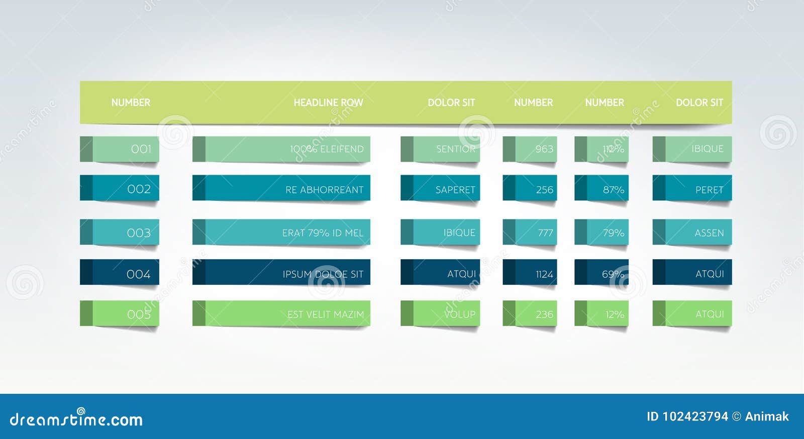 Table, Schedule, Organizer, Planner, Notepad, Timetable Vector ...