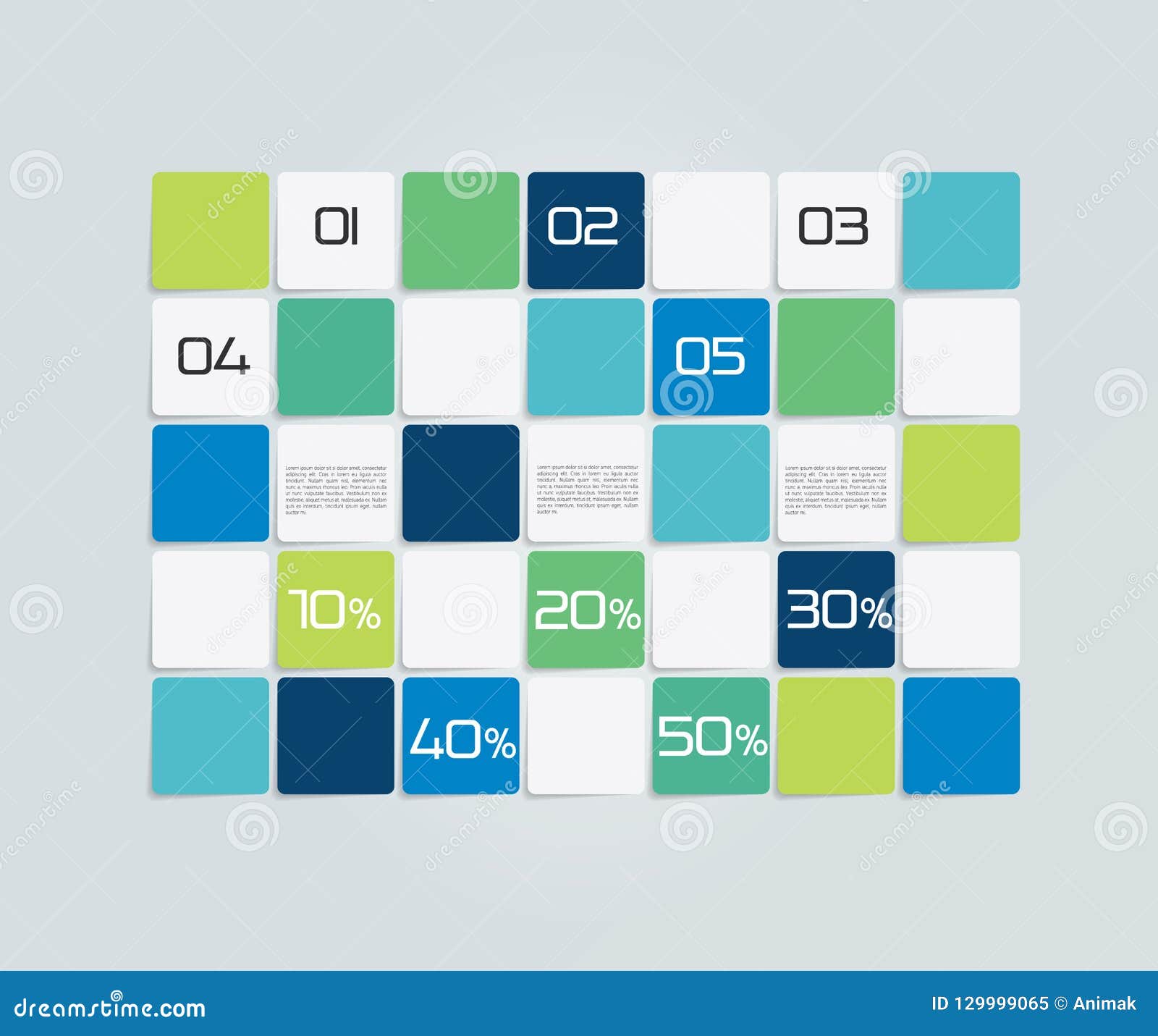 Table, Schedule Template. 3D Business Design Stock Vector ...