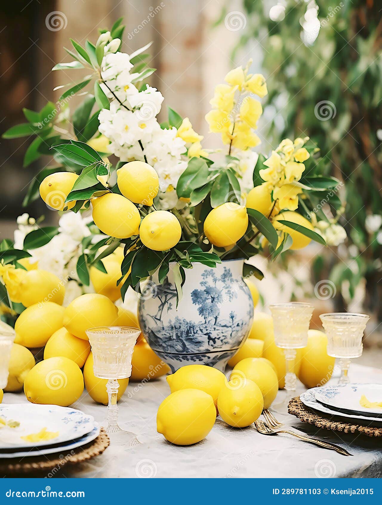 Table Server in Italy Style Stock Illustration - Illustration of food ...