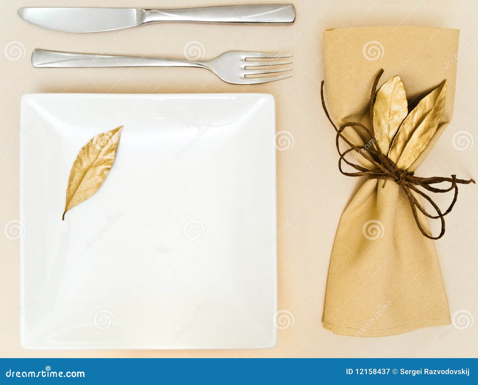 Table serving stock image. Image of serve, silver, preparation - 12158437