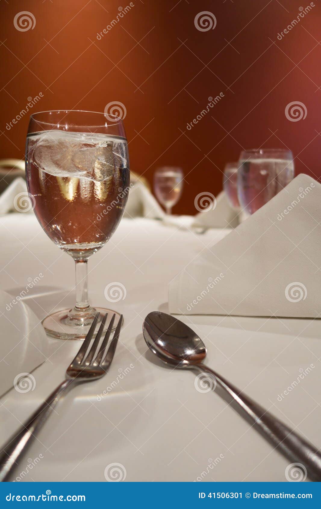 Table set for dinner stock image. Image of marriage, celebrate - 41506301