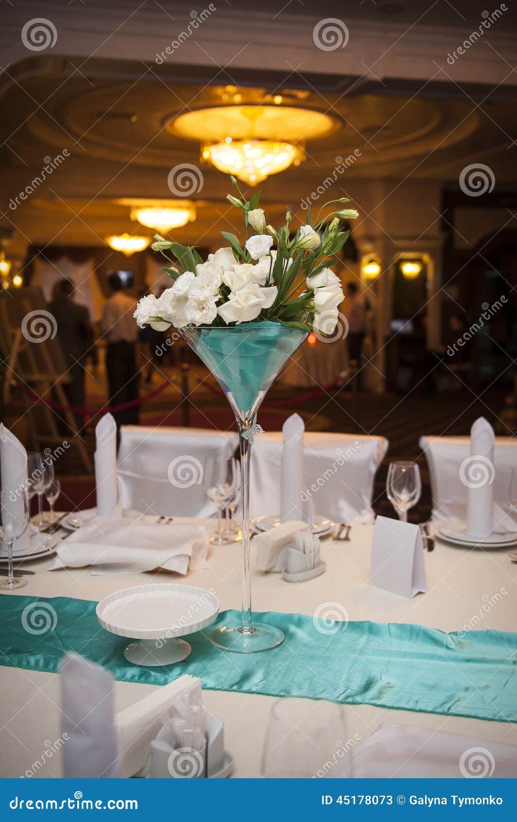 Table Set for an Event Party or Wedding Reception Stock Image - Image ...
