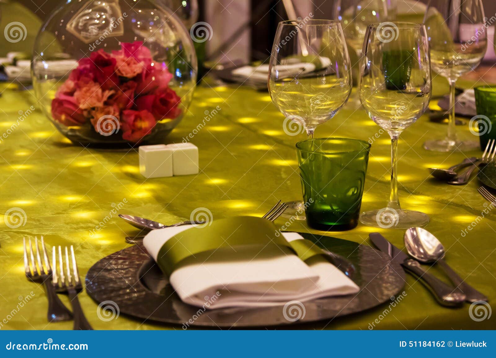 Table set for event party stock photo. Image of elegant - 51184162