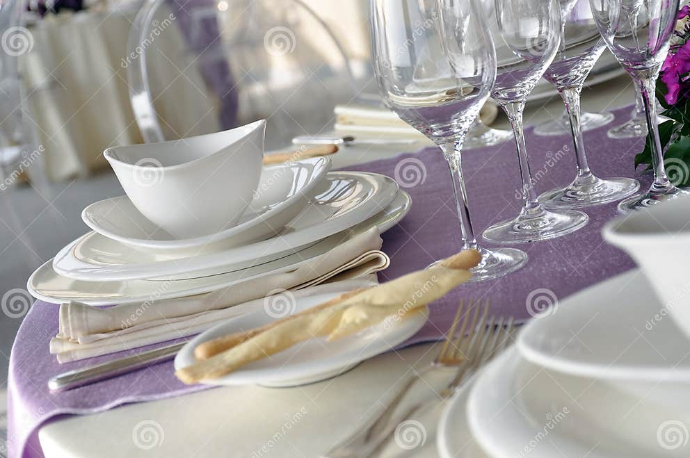 Table set for feast stock image. Image of decoration - 88222891