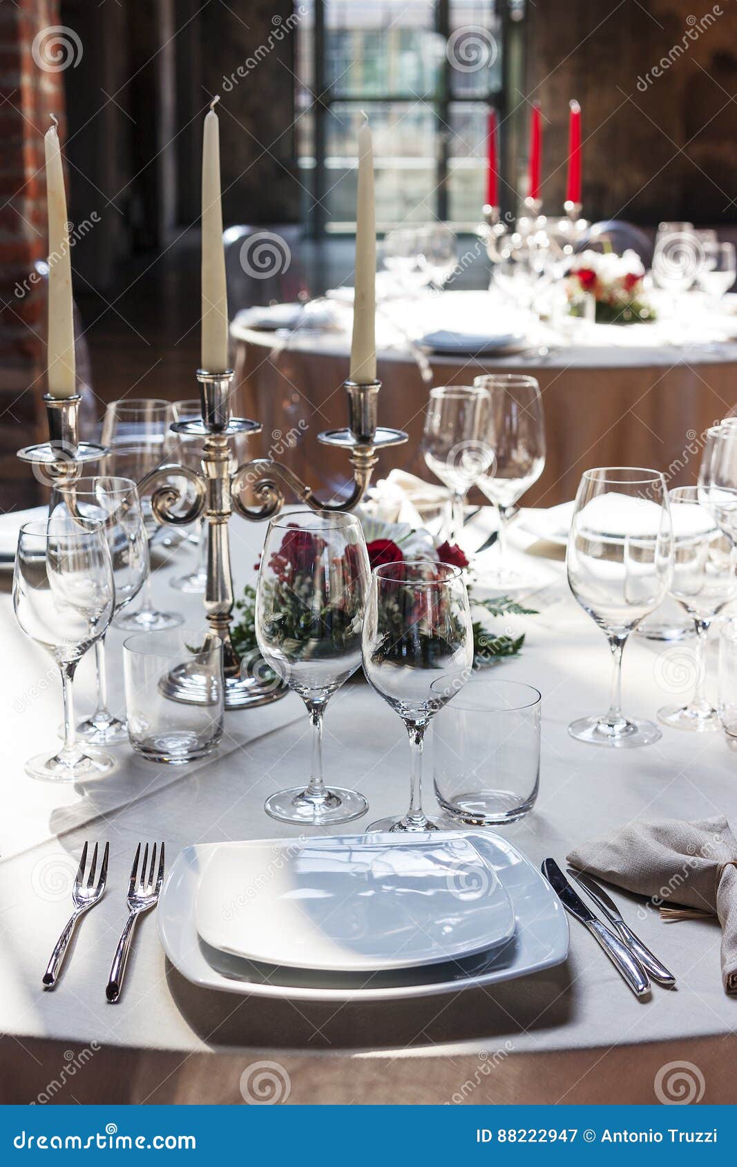 Table set for feast stock image. Image of celebration - 88222947