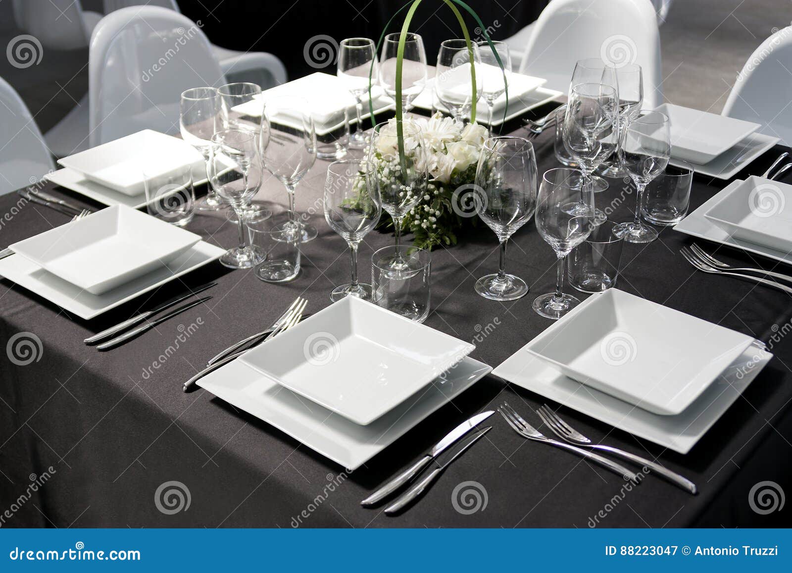 Table set for feast stock image. Image of interior, centerpieces - 88223047