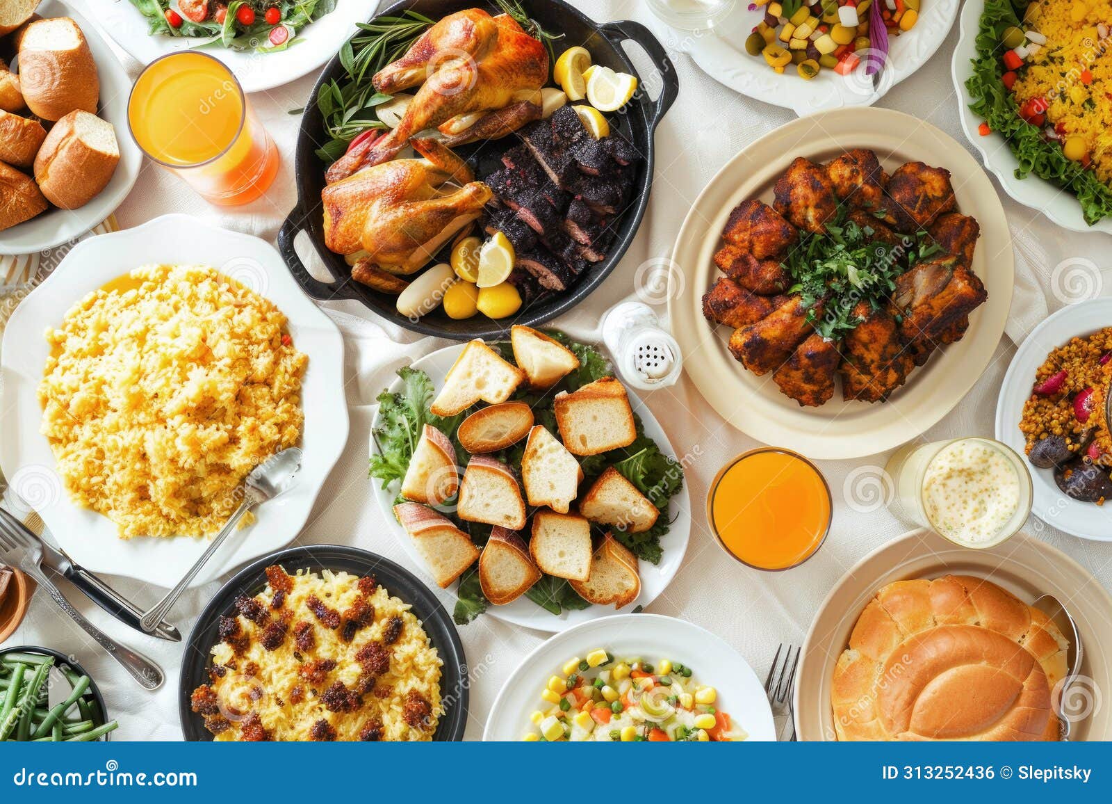 A Table Set for a Juneteenth Feast, Featuring Traditional African ...