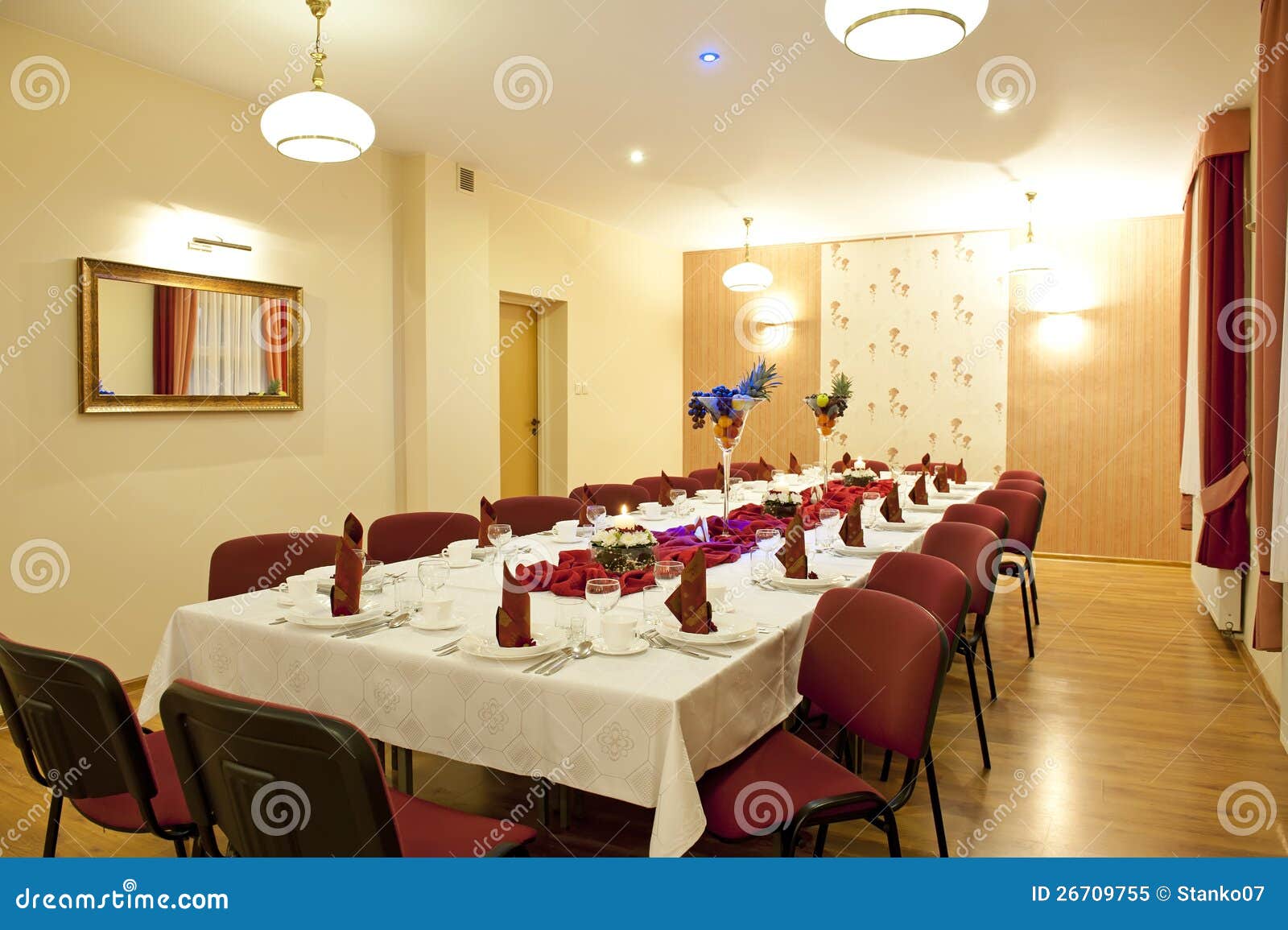 Table set for a party stock image. Image of elegant, chic - 26709755