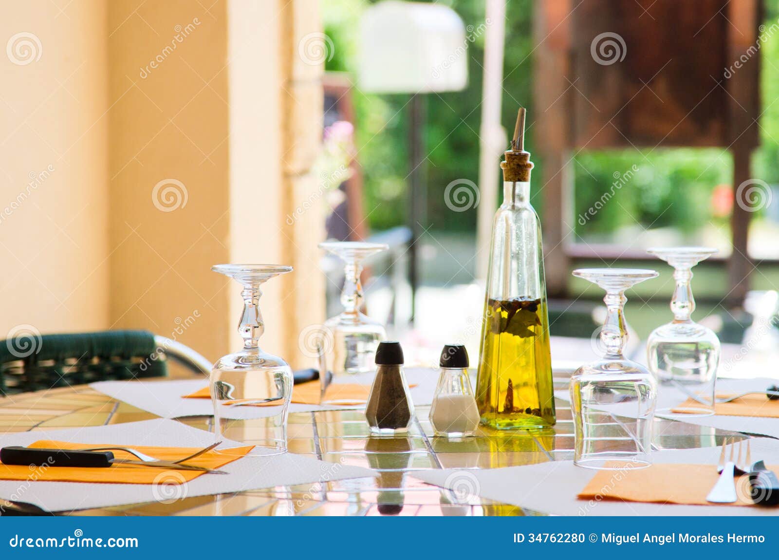 Table set stock photo. Image of eating, glass, cutlery - 34762280