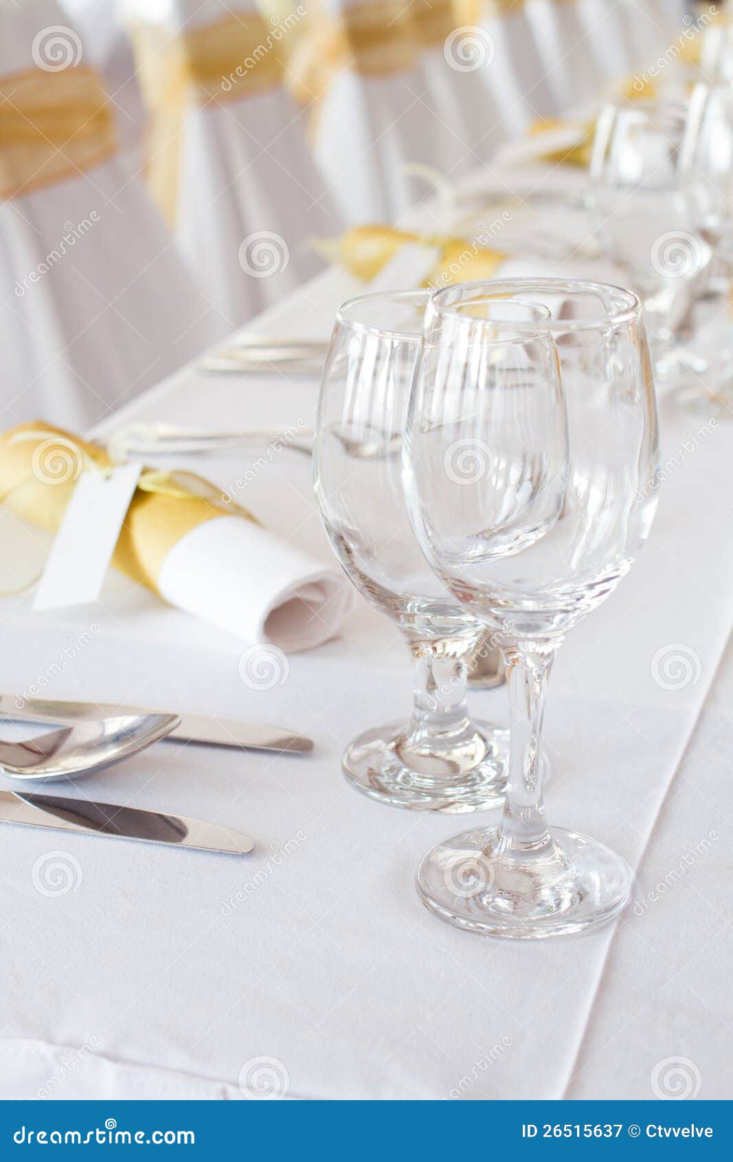 Table Set for a Wedding Dinner Stock Image - Image of formal, meeting ...