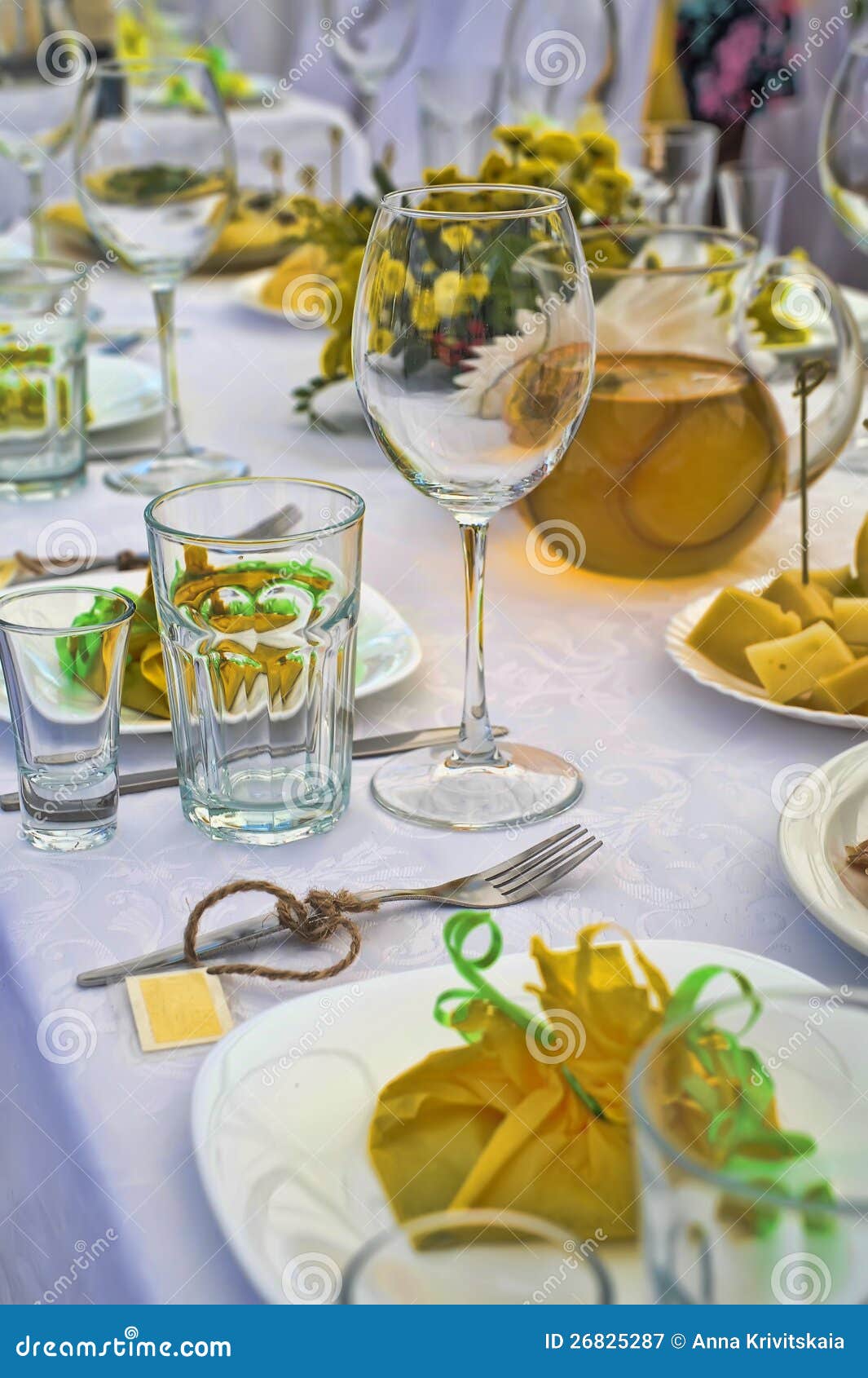 Table Set for a Wedding Lucnh Stock Image - Image of elegant, coastline ...