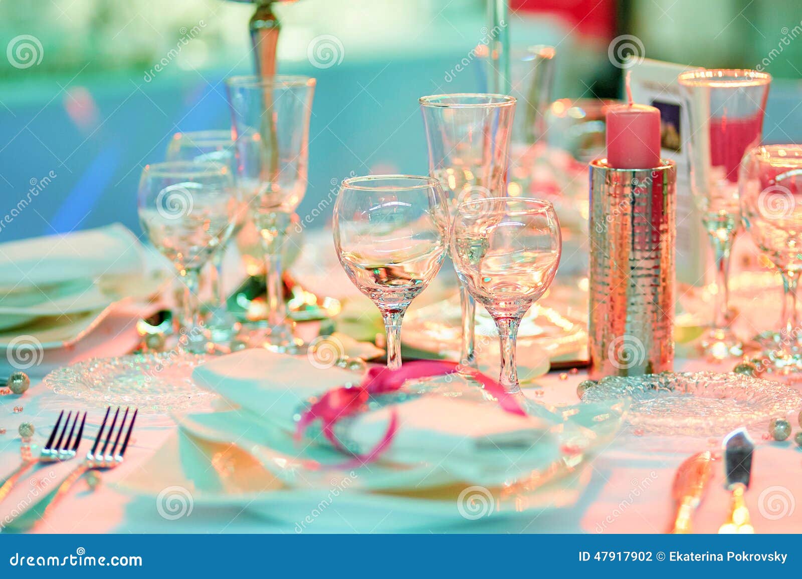 Table Set for Wedding Reception Stock Photo - Image of fancy, dine ...