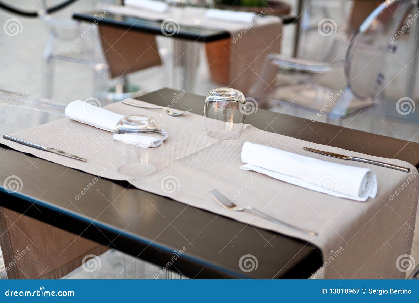 Table setting stock image. Image of placesetting, tablesetting - 13818967