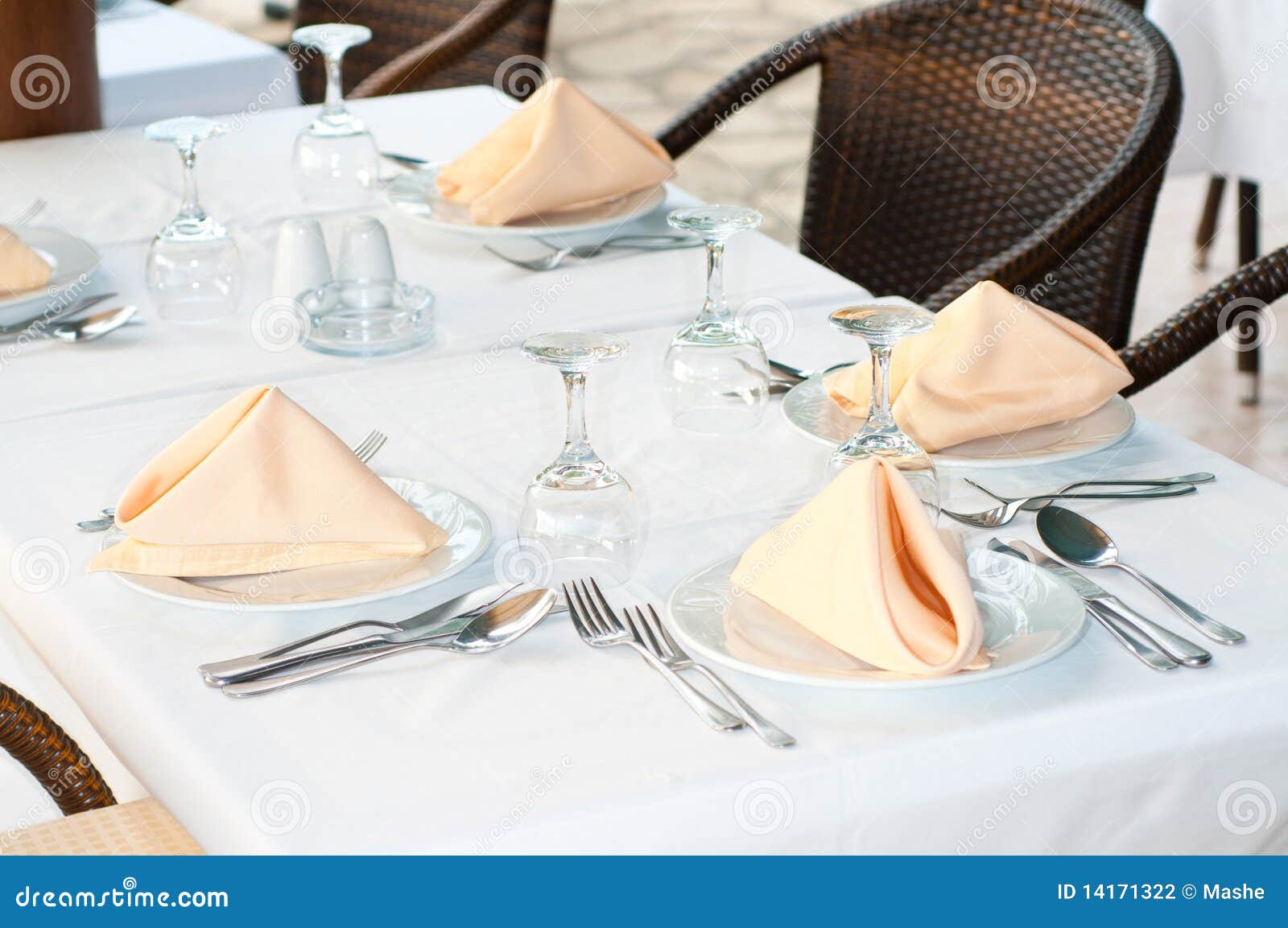 Table Setting stock photo. Image of plate, dish, banquet - 14171322