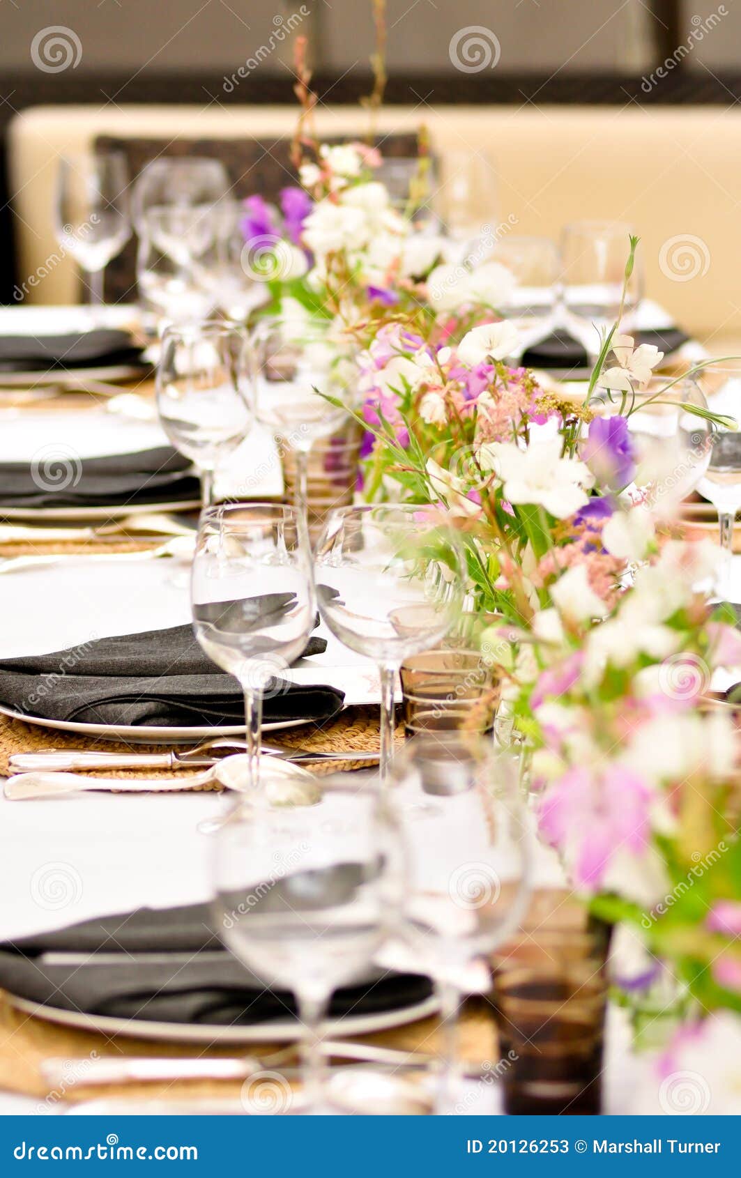 Table Setting stock image. Image of reception, setting - 20126253