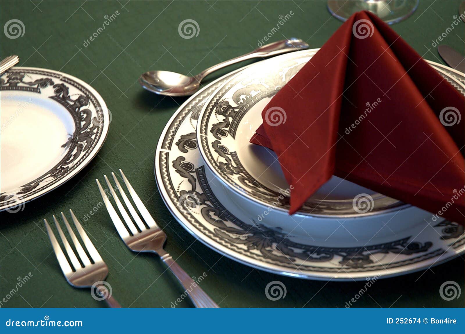 Table Setting stock photo. Image of dining, rich, supper - 252674