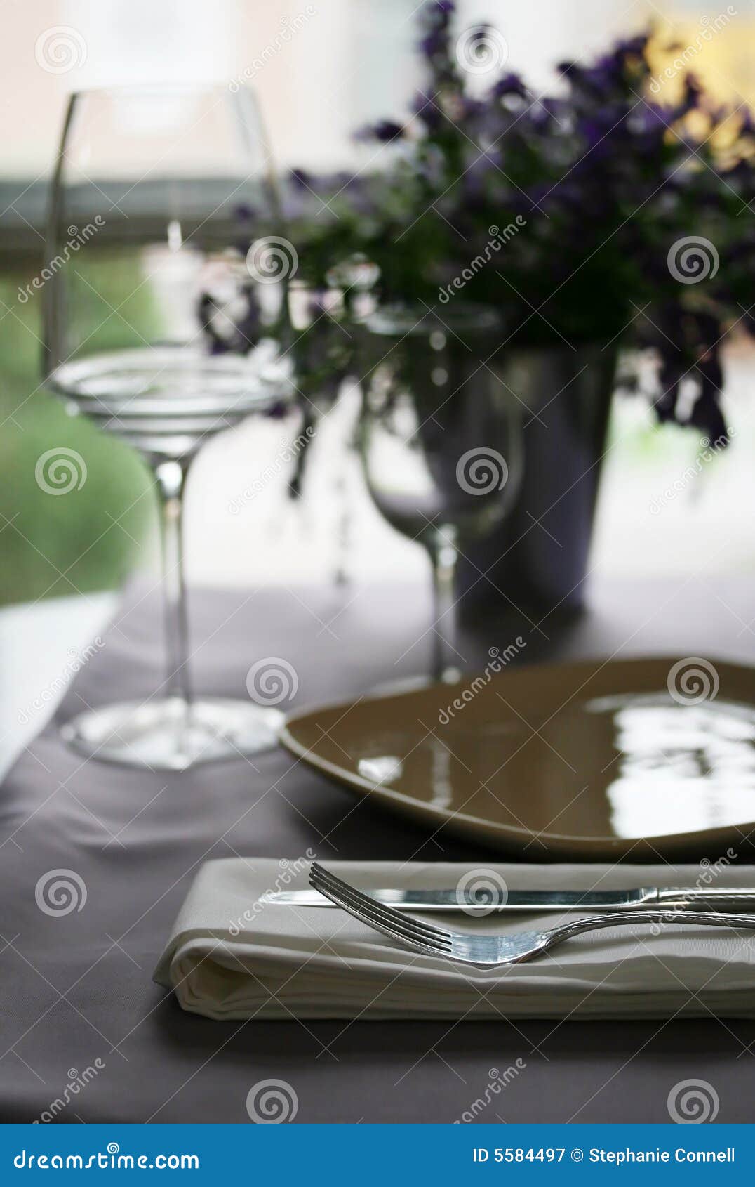 Table Setting stock image. Image of decor, restaurant - 5584497