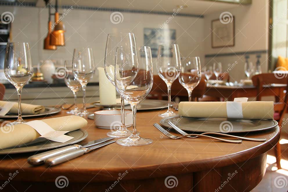 Table setting stock photo. Image of diningroom, elegant - 946232