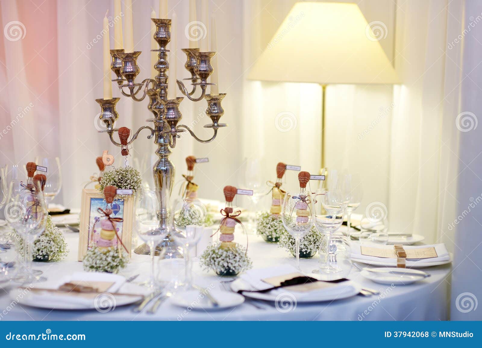 Table Setting for an Event Party Stock Photo - Image of dine, luxury ...