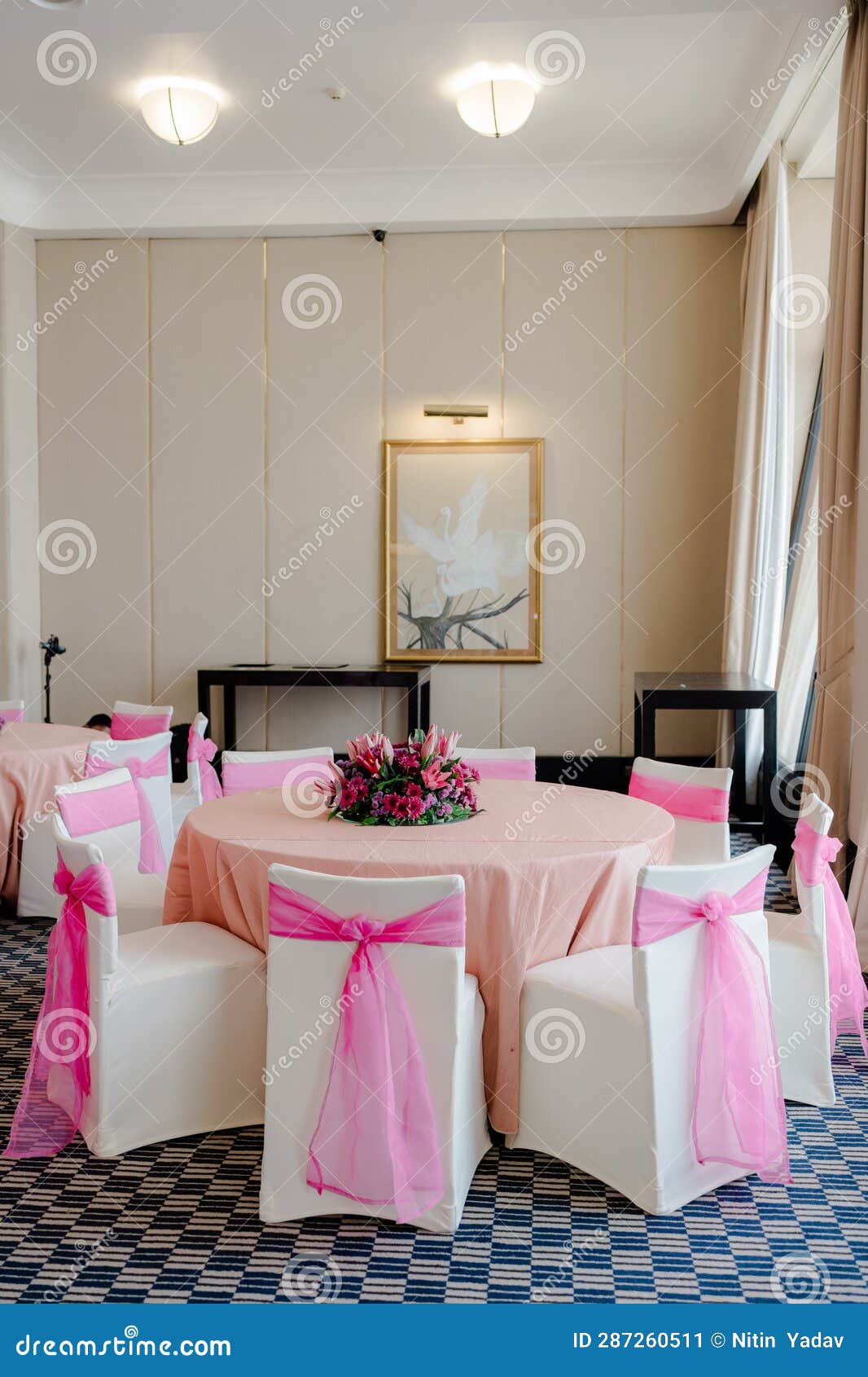 Table Setting for an Event Party or Wedding Reception Stock Image ...