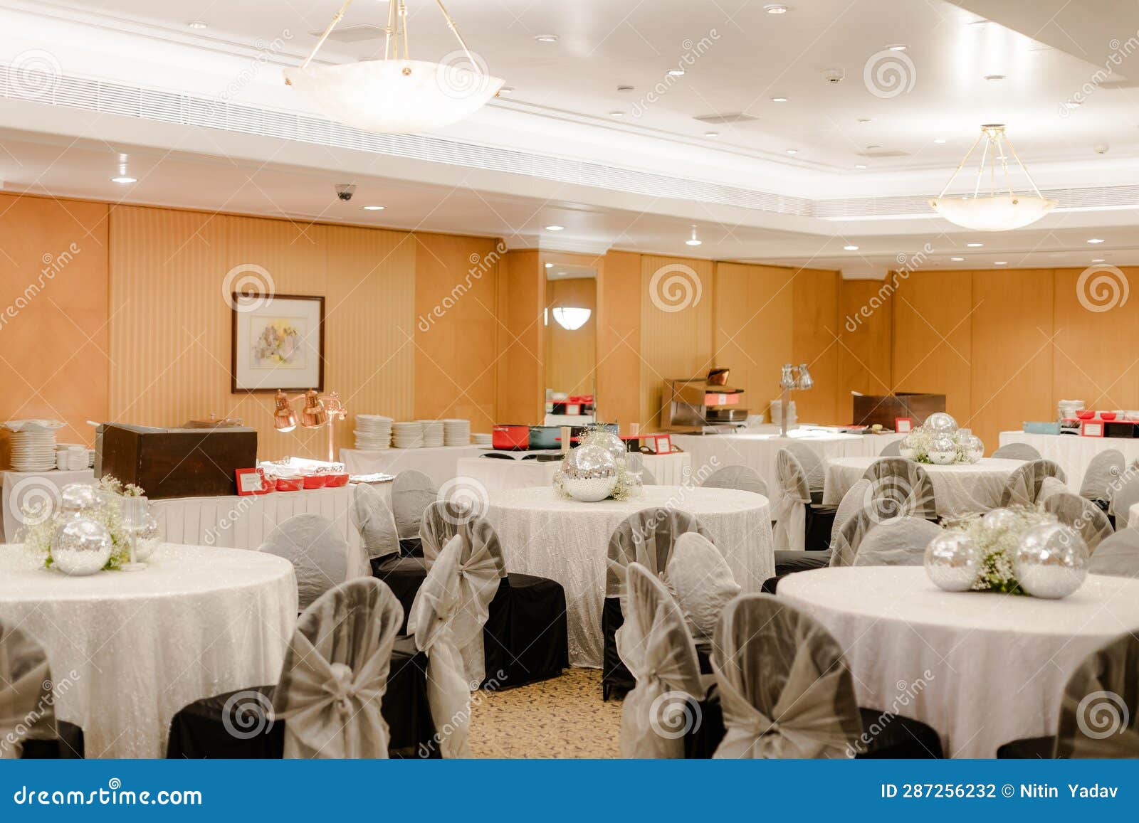 Table Setting for an Event Party or Wedding Reception Stock Photo ...