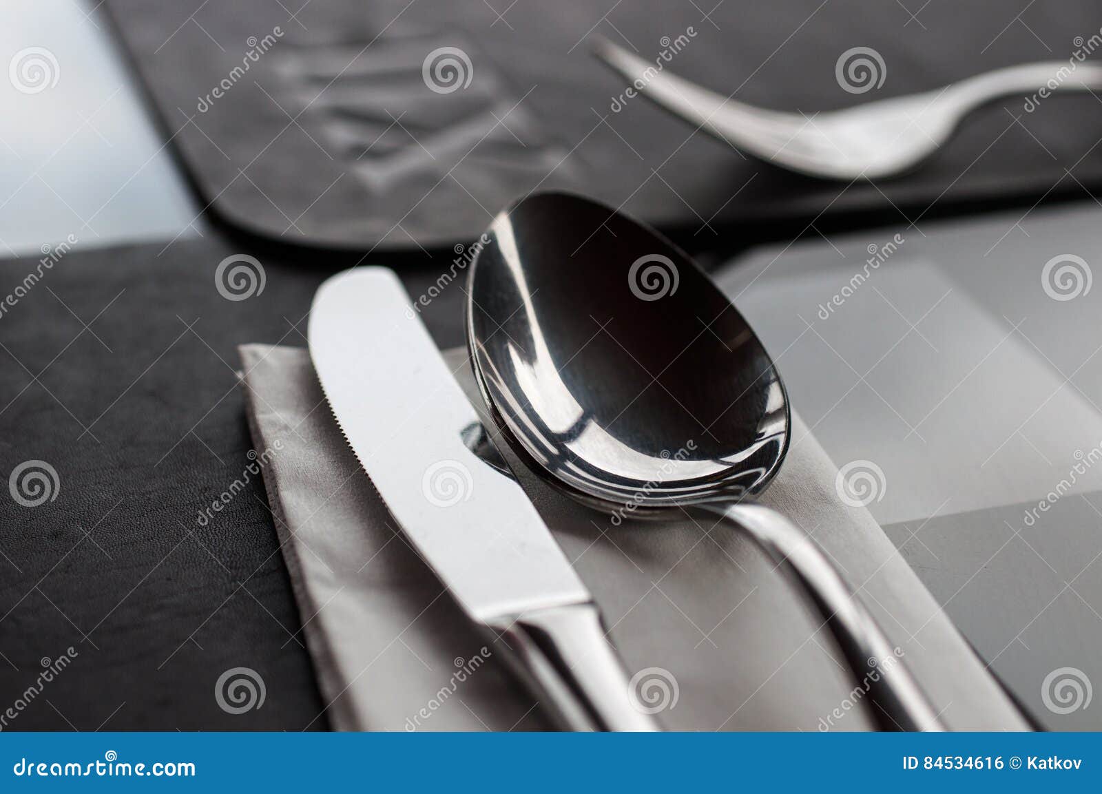 Table Setting for Fine Dining Stock Photo - Image of cutlery, elegant ...