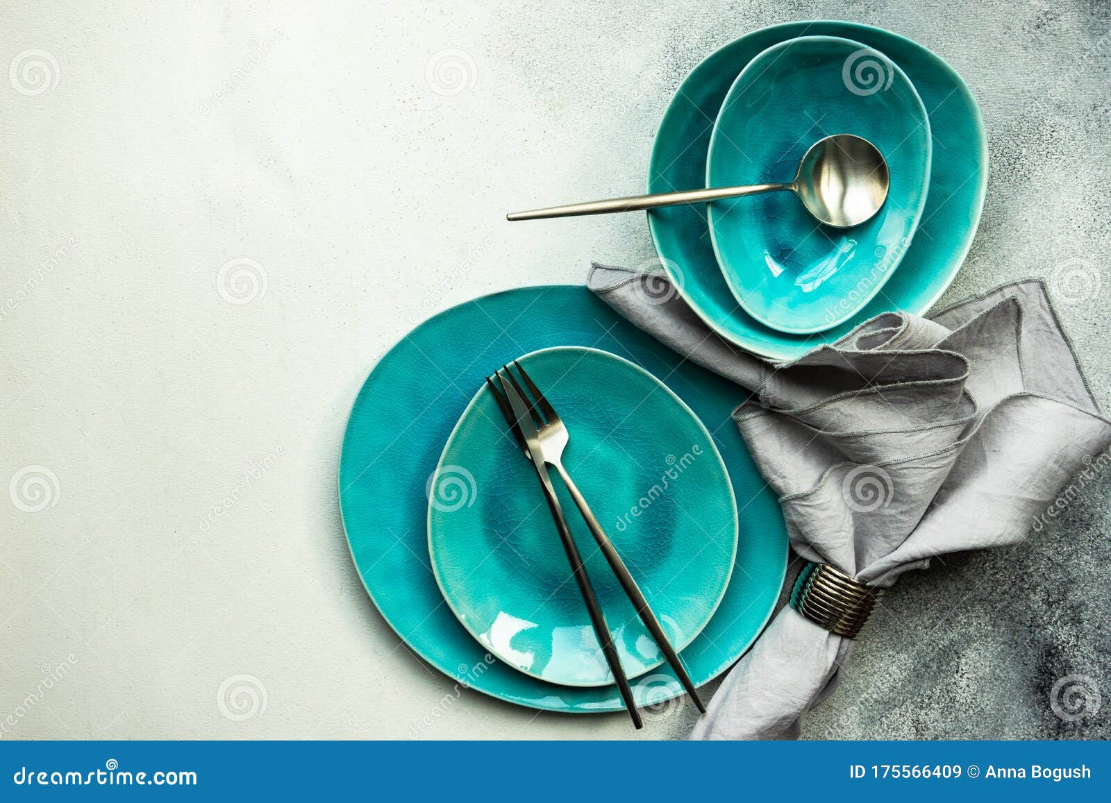 Modern ceramic dishware stock image. Image of meal, space - 175566409