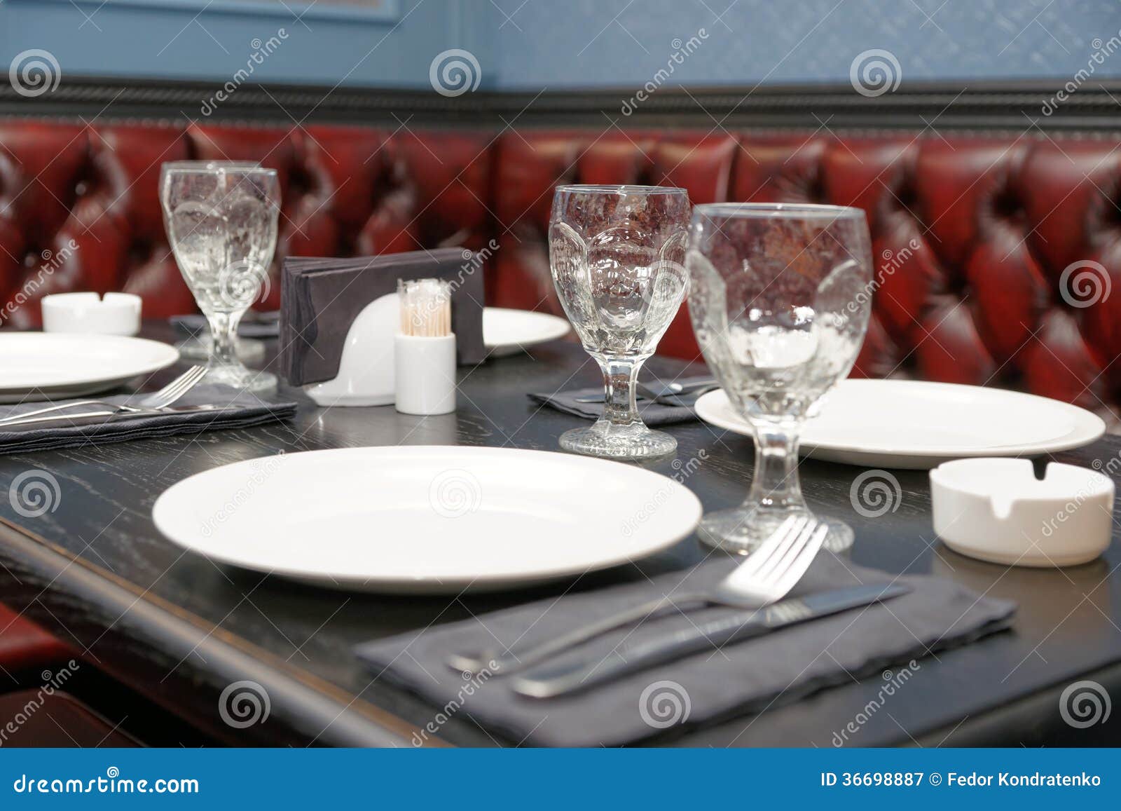 Table setting in a pub stock image. Image of decor, dishware - 36698887