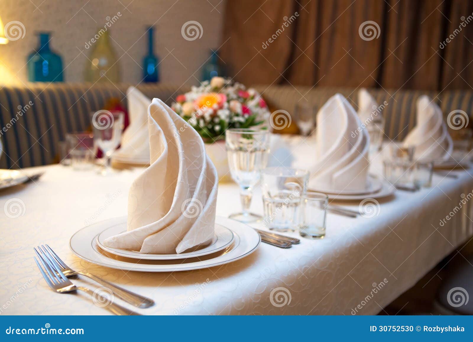Table Setting stock photo. Image of clean, celebration - 30752530