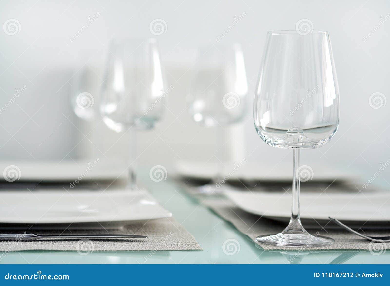 Table Setting with a Wine Glasses Stock Photo - Image of people, empty ... Table Setting with a Wine Glasses Stock Photo - Image of people, empty ...