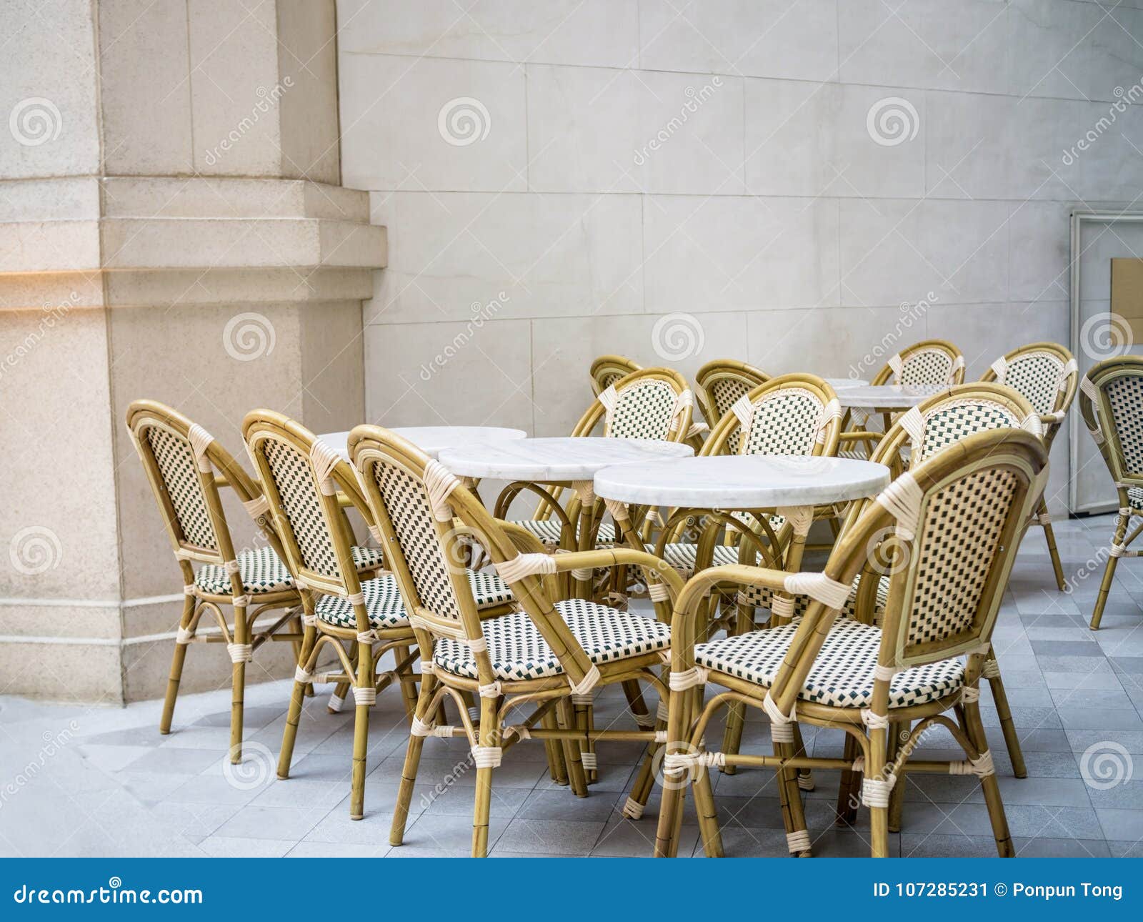 Table Settings in Classic Restaurant Stock Image - Image of settings ...
