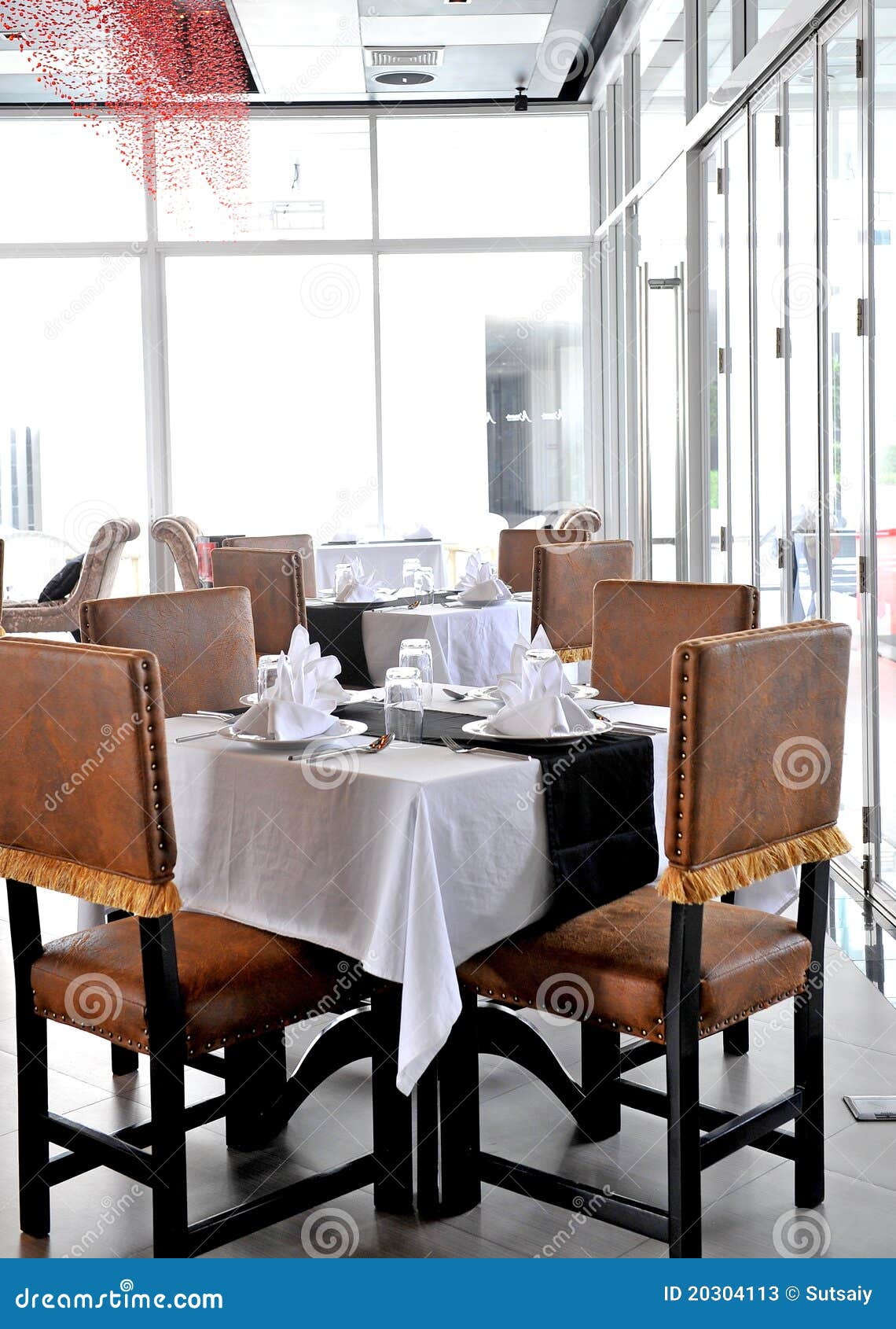 Table setup stock image. Image of arranging, eating, napkin - 20304113