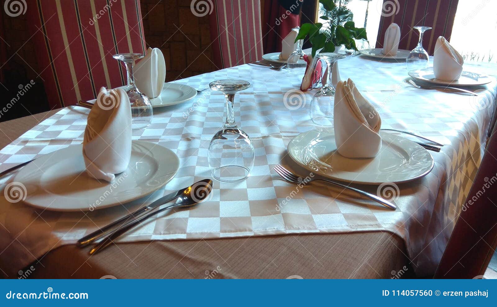 Table for six dinner stock photo. Image of cattleri - 114057560