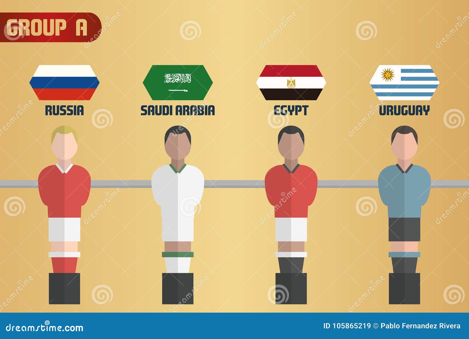 Group Table Board Template. Ready For Text And Design. Soccer ...