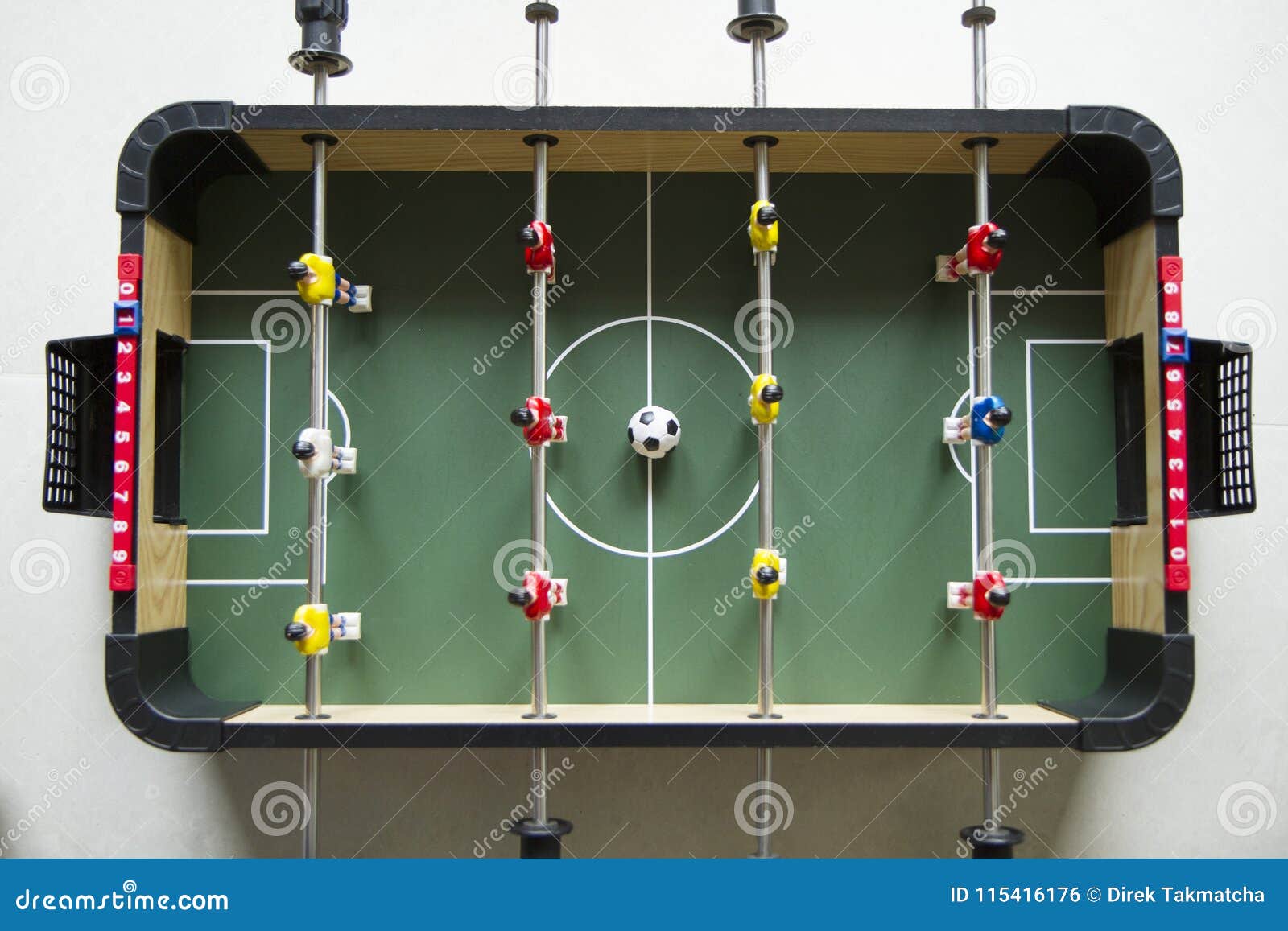 Table socker game stock photo. Image of players, kicker - 115416176