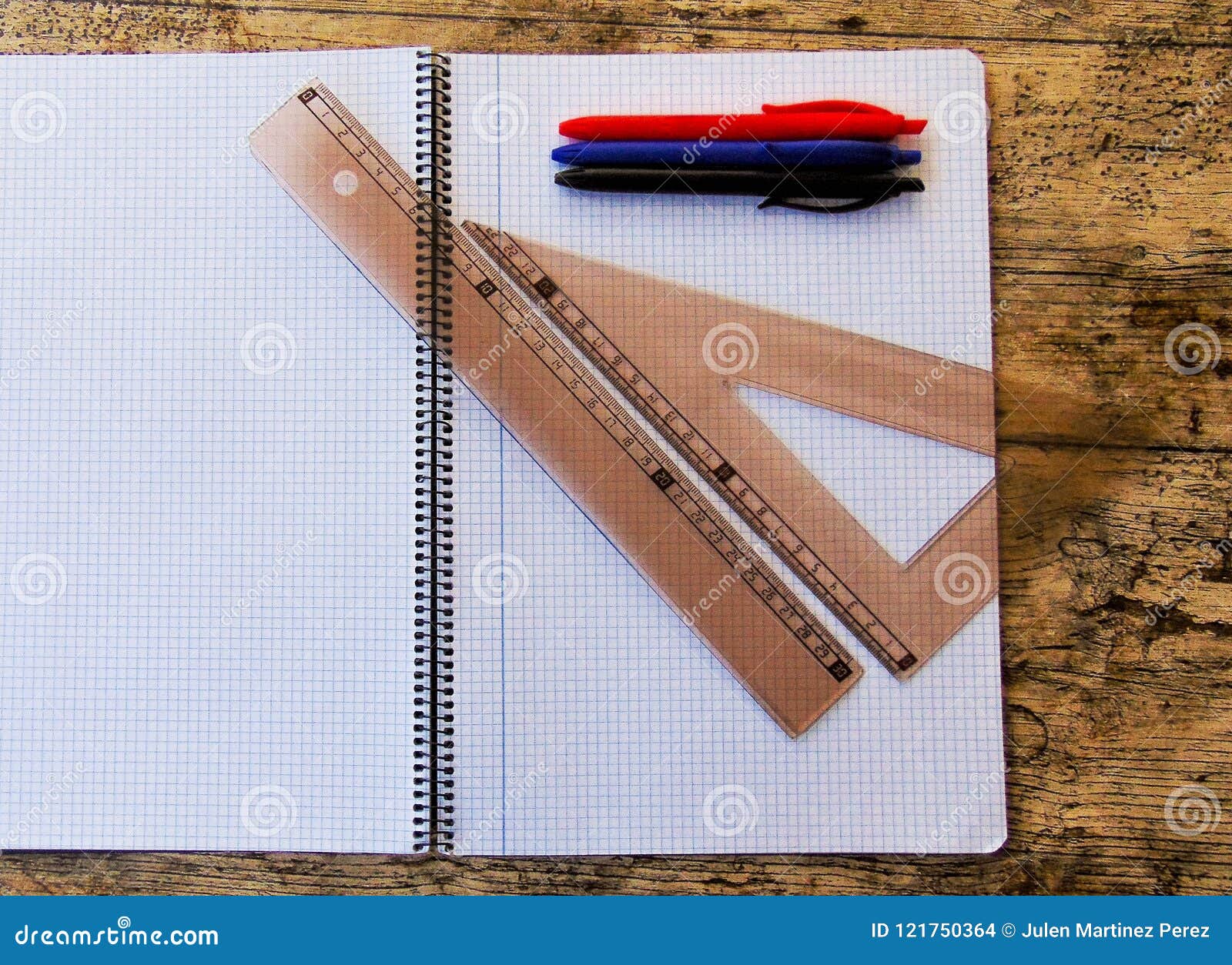 Table with objects. stock photo. Image of sign, office - 121750364