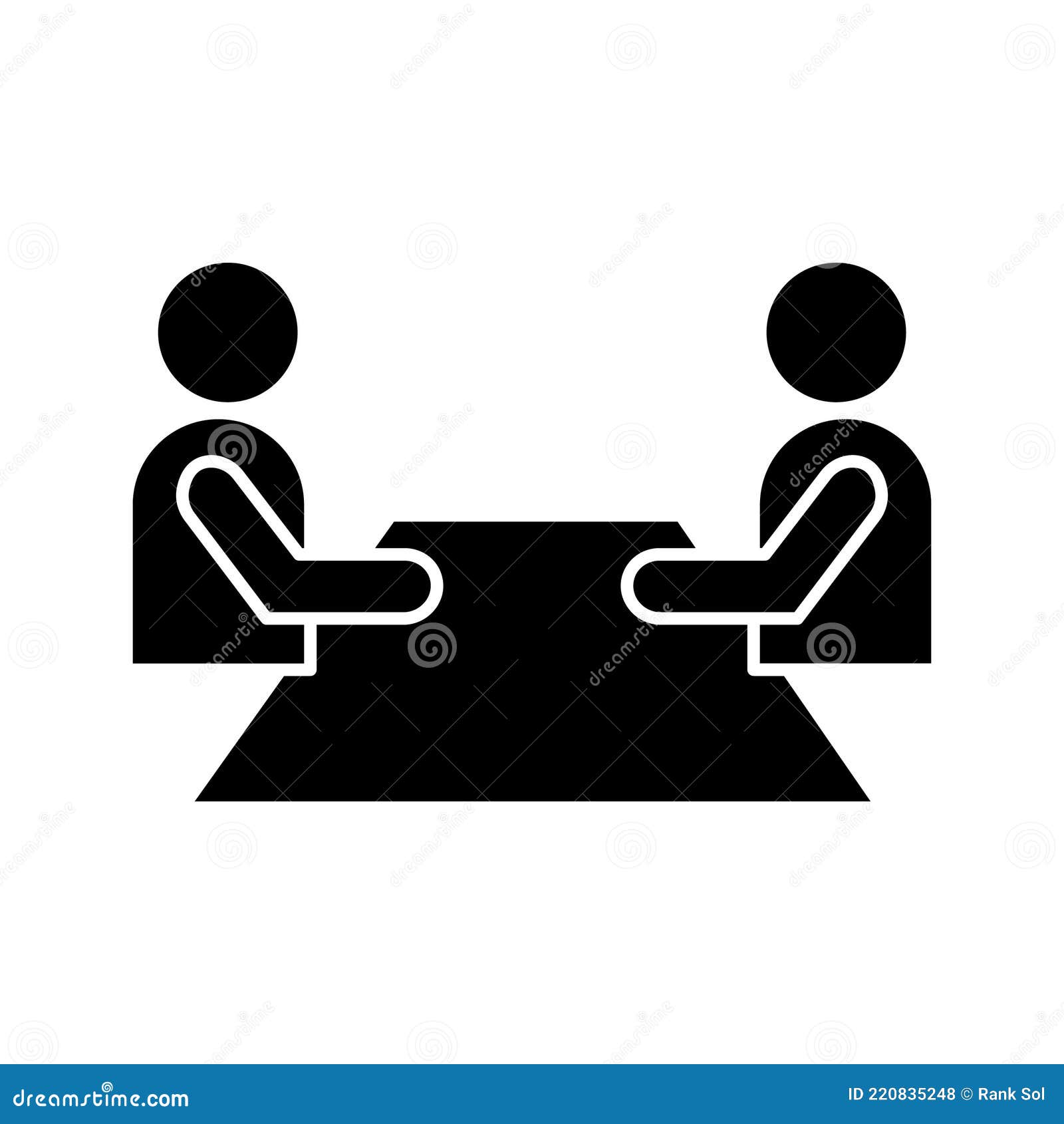 Table Talk Vector Icon Which Can Easily Modify or Edit Stock Vector ...