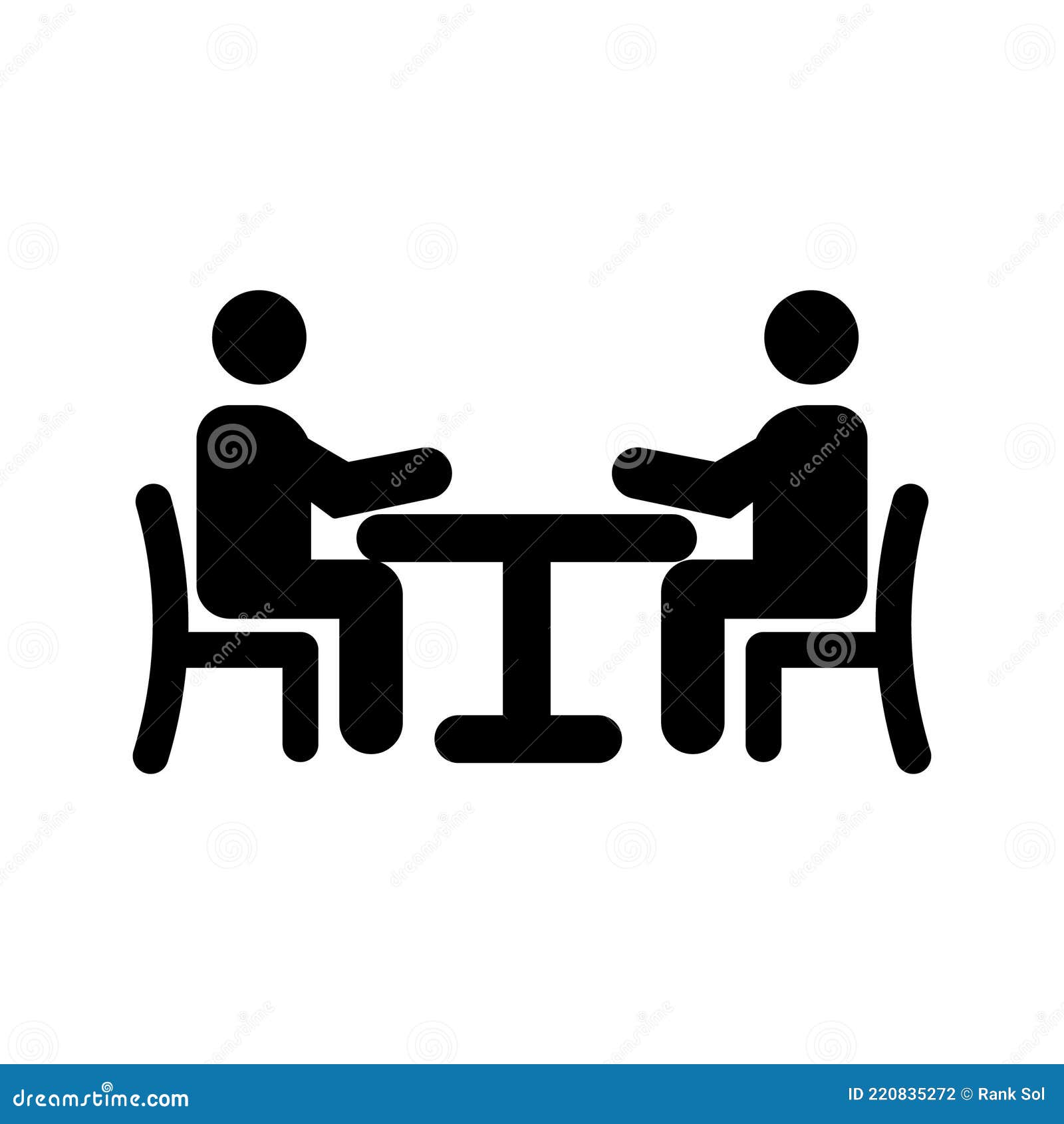 Table Talk Vector Icon Which Can Easily Modify or Edit Editorial ...